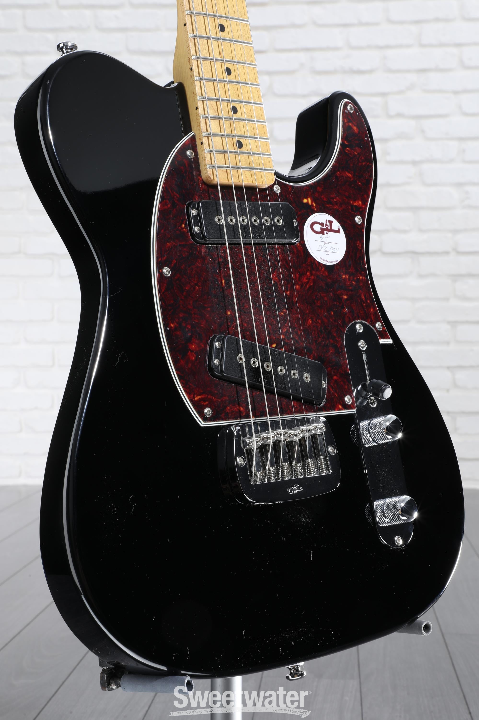G&L Tribute ASAT Special Electric Guitar - Gloss Black | Sweetwater
