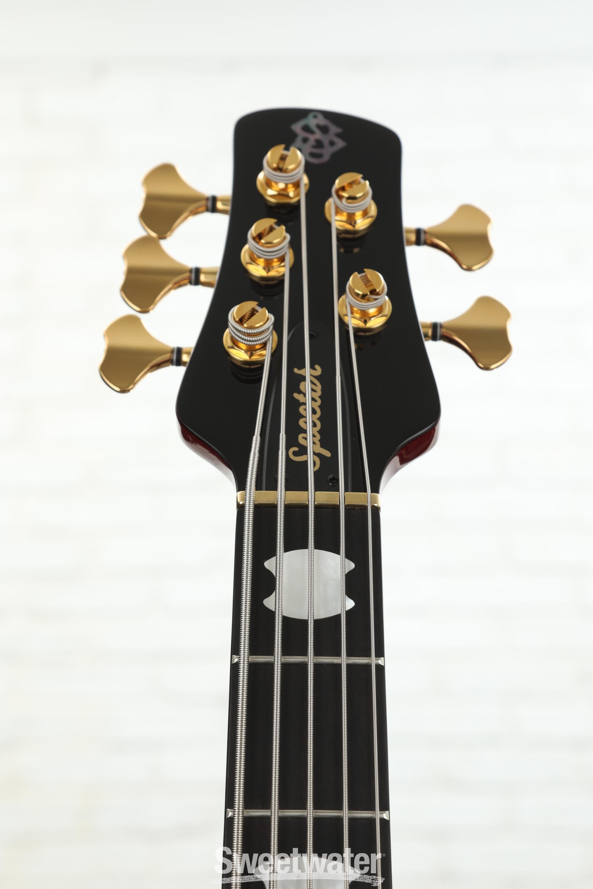 Spector Euro 5 LT Bass Guitar - Red Fade Gloss | Sweetwater