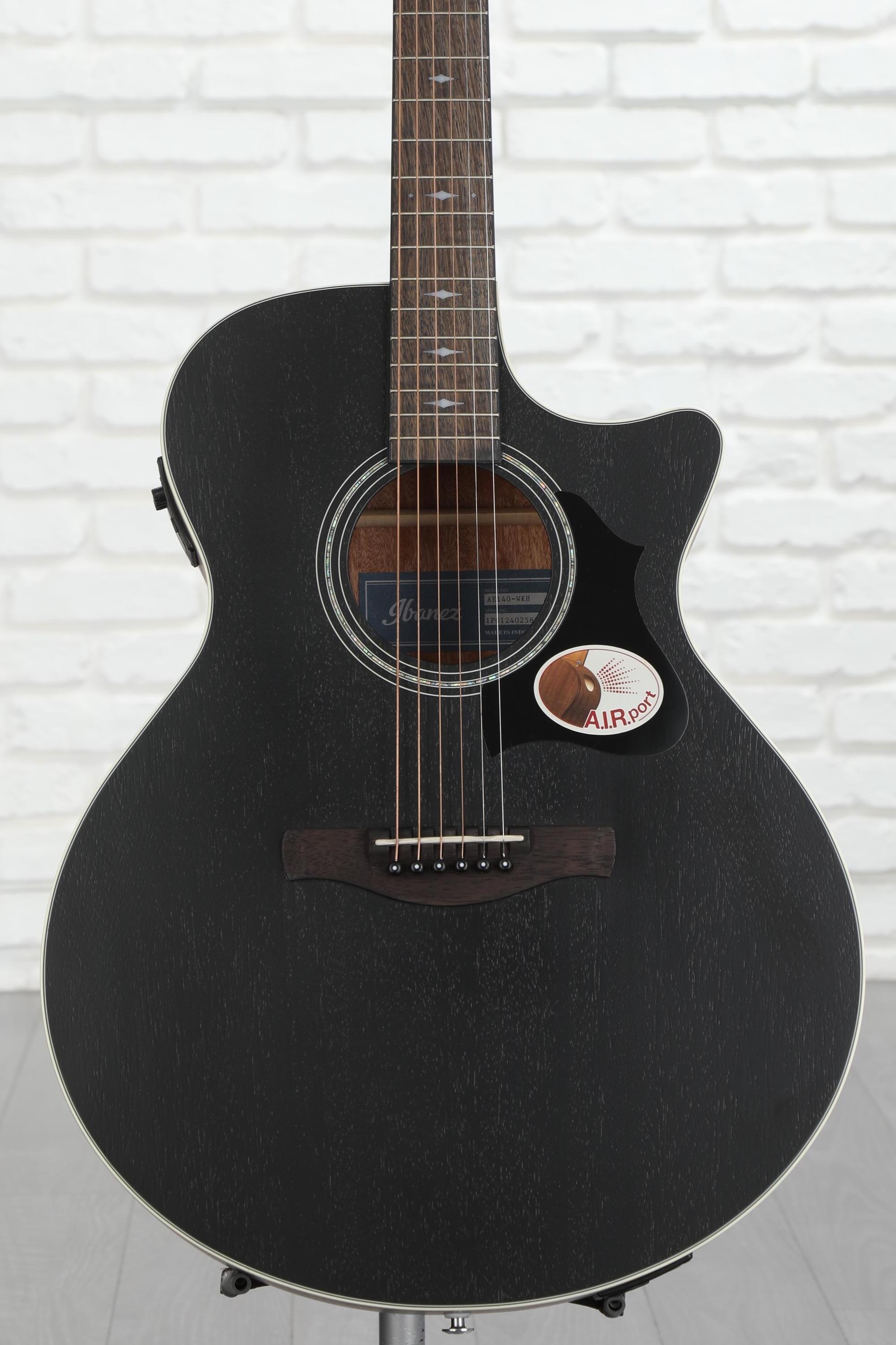 Ibanez AE140 Acoustic-electric Guitar - Weathered Black | Sweetwater