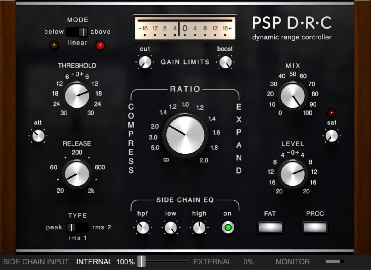 PSP Audioware DRC Dynamics Processor Plug-in | Sweetwater