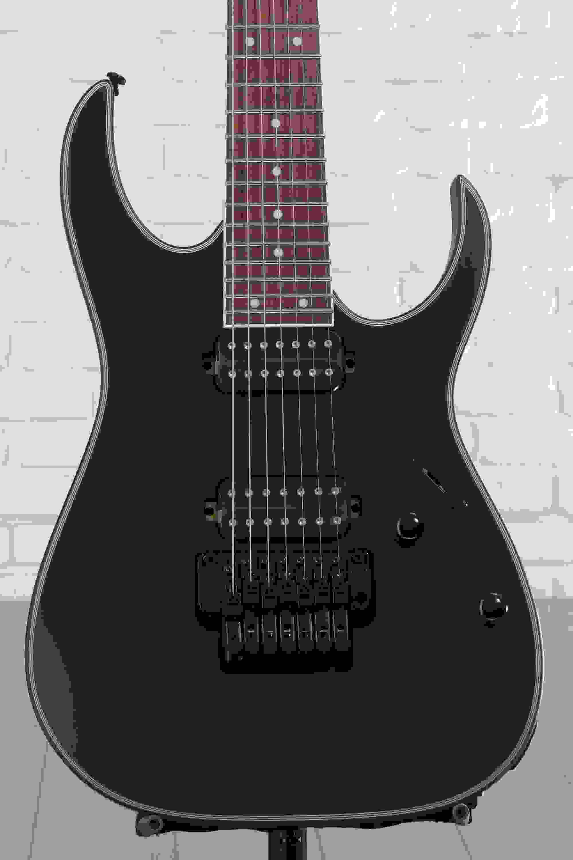 Ibanez RG7420EX 7-string Electric Guitar - Black Flat | Sweetwater