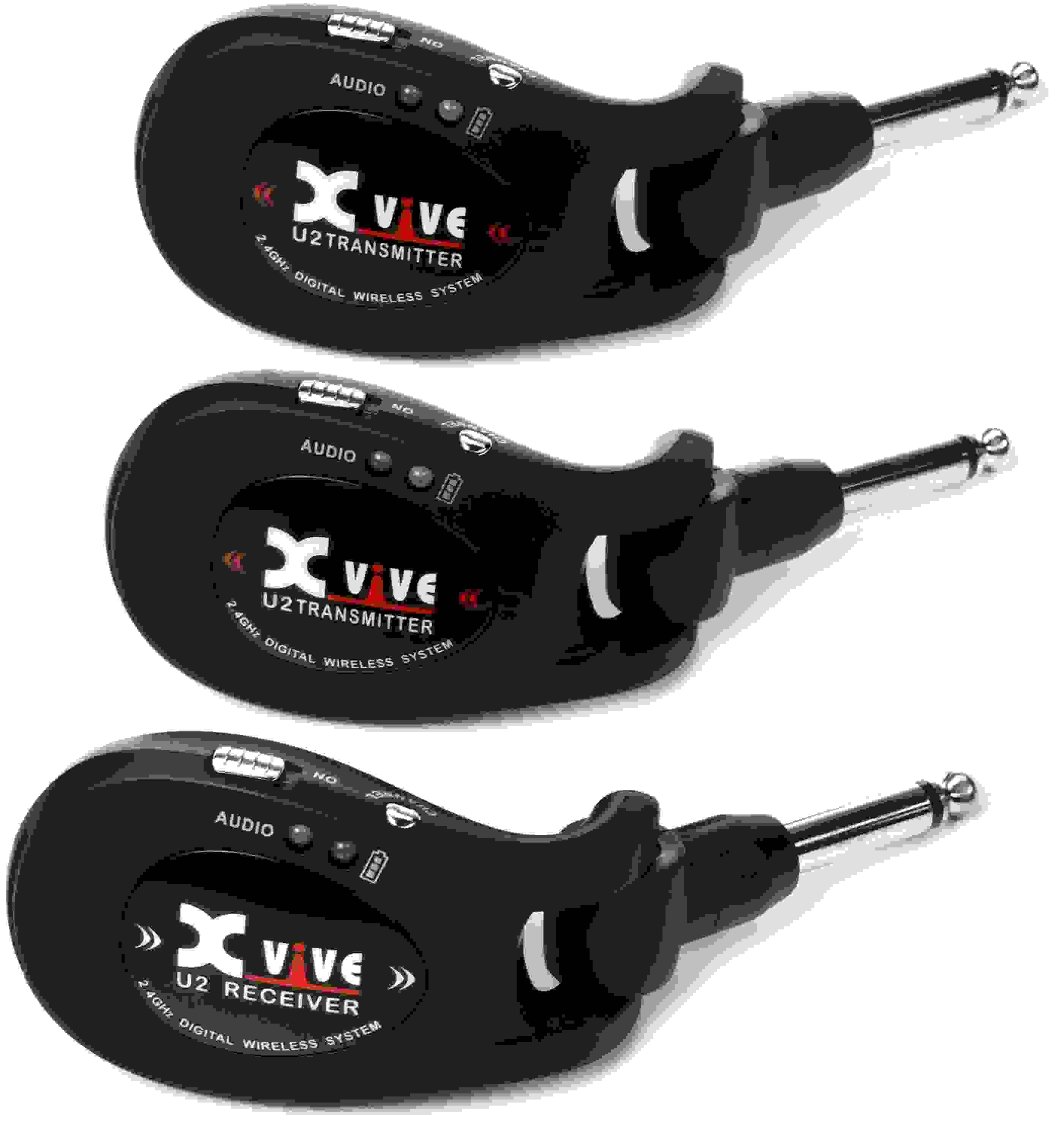 Xvive U2 Dual Transmitter Digital Wireless Guitar System - Black ...