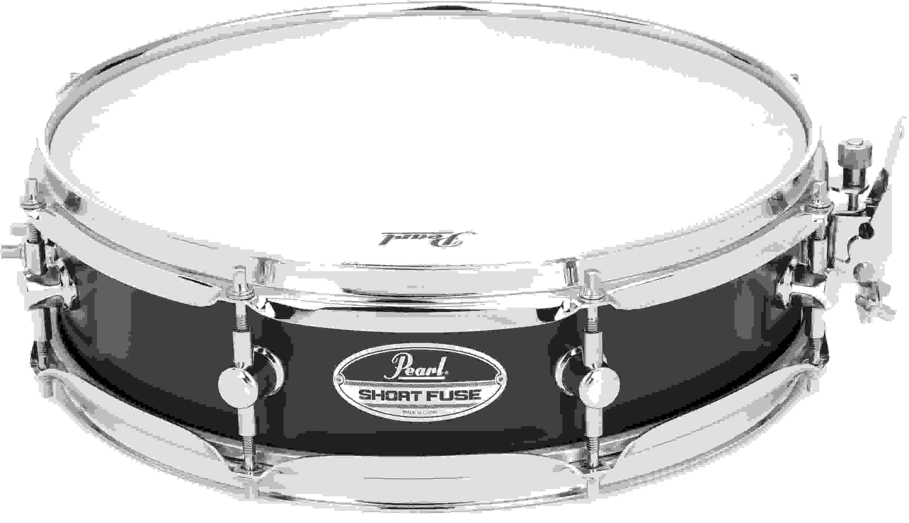 Pearl Short Fuse Piccolo Snare Drum - 3.5 x 13-inch - Black Steel ...