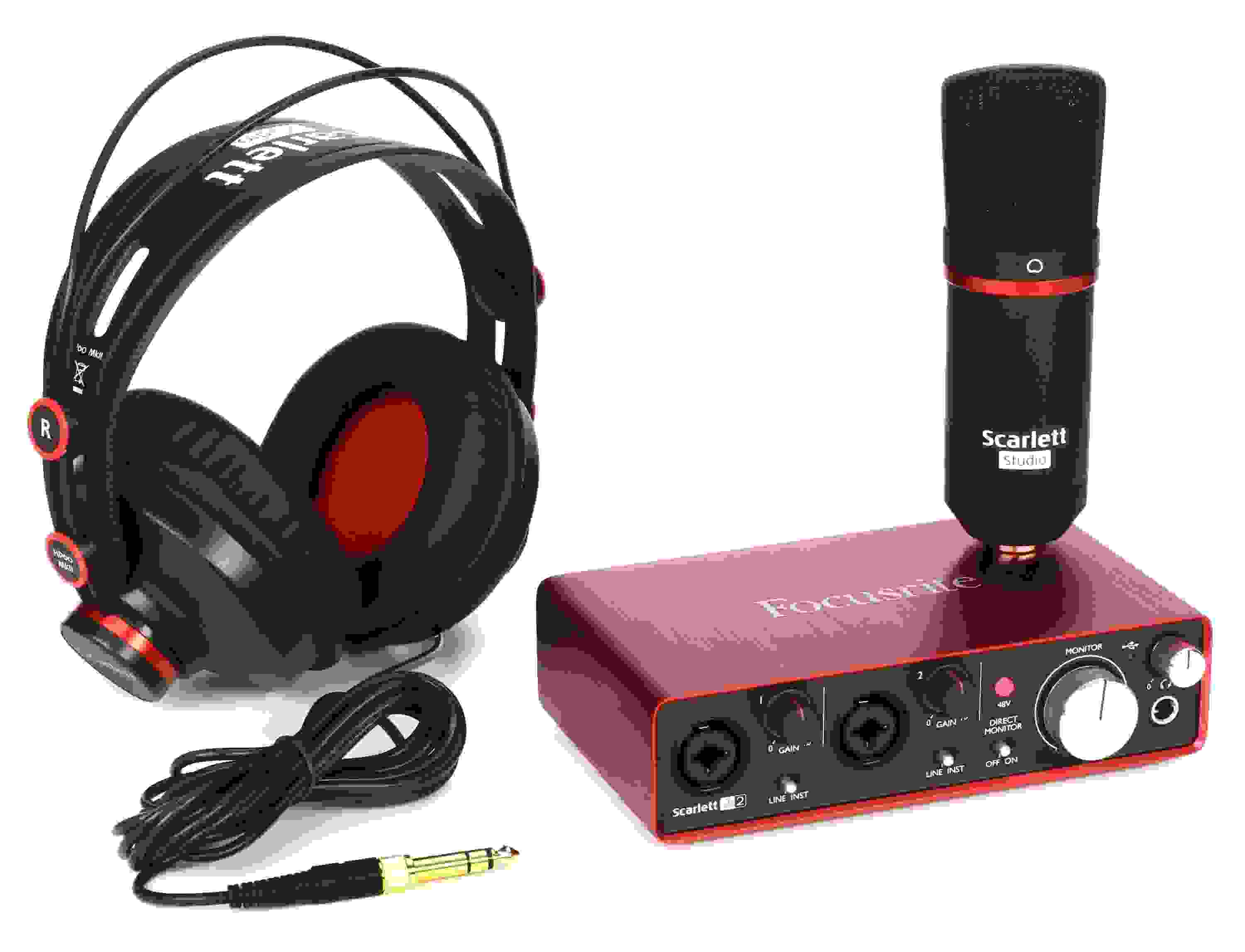 Focusrite Scarlett 2i2 Studio Recording Bundle | Sweetwater