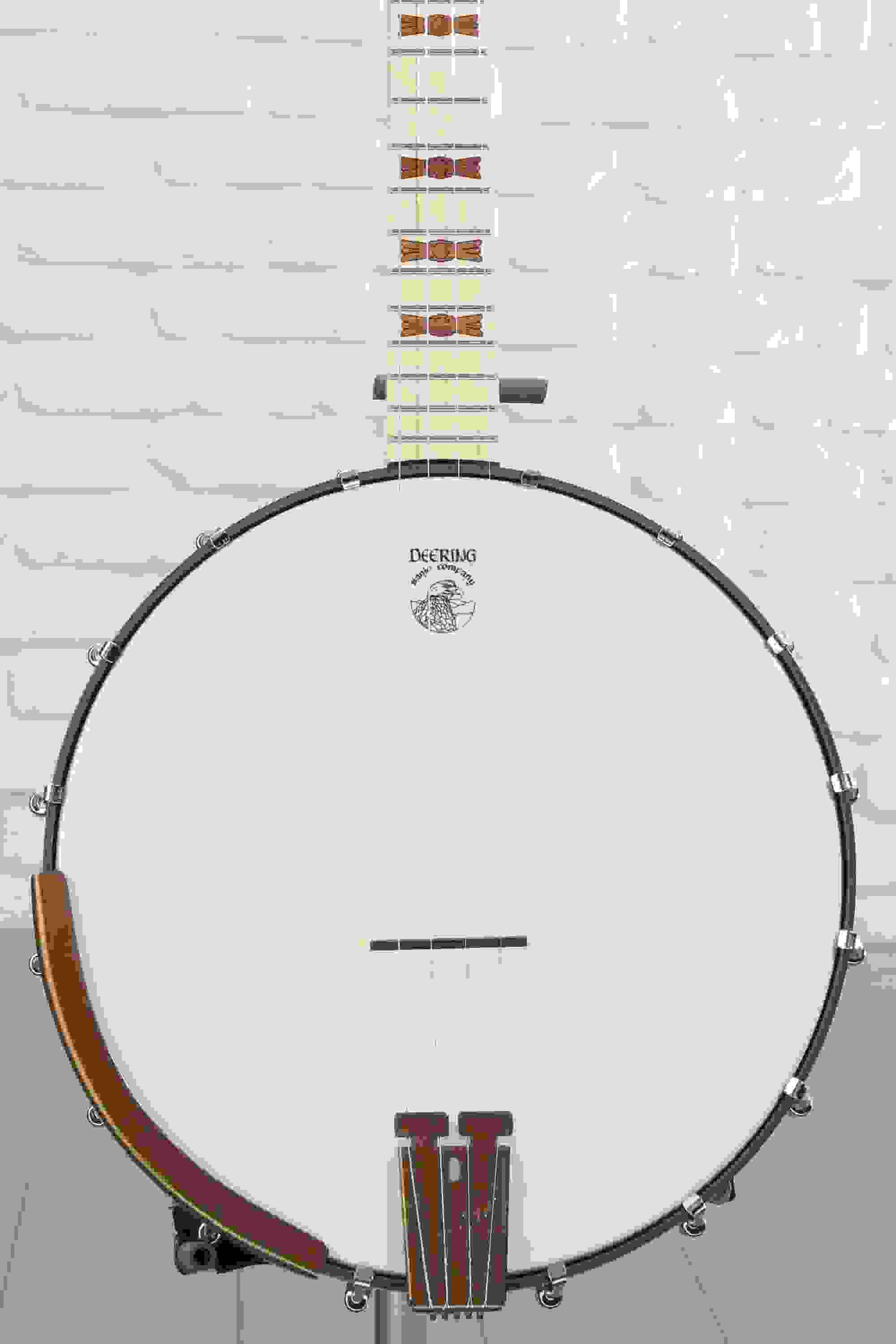 Deering Goodtime Deco Open-back 4-string Banjo - Blonde Satin | Sweetwater