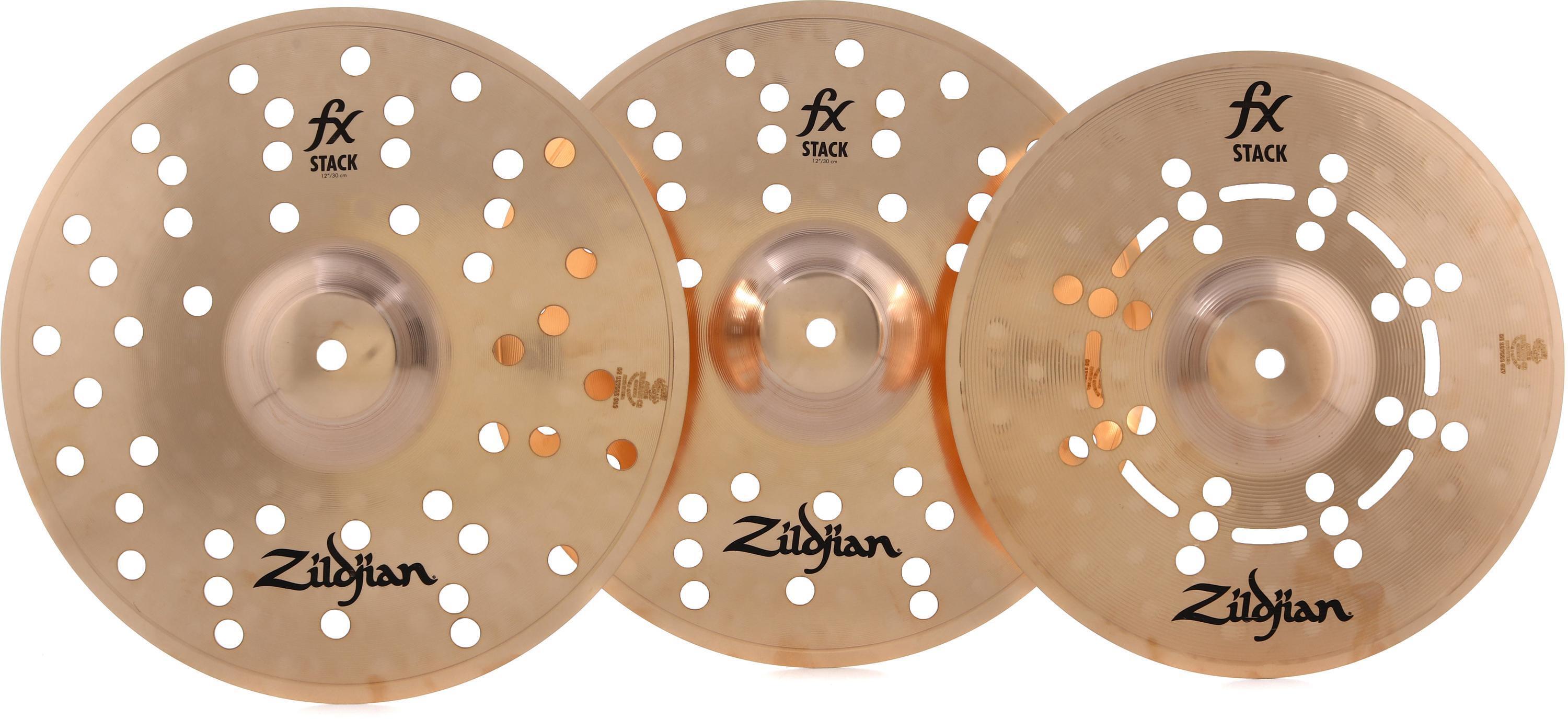 Zildjian FX Stack Cymbals - 12 inches | Sweetwater