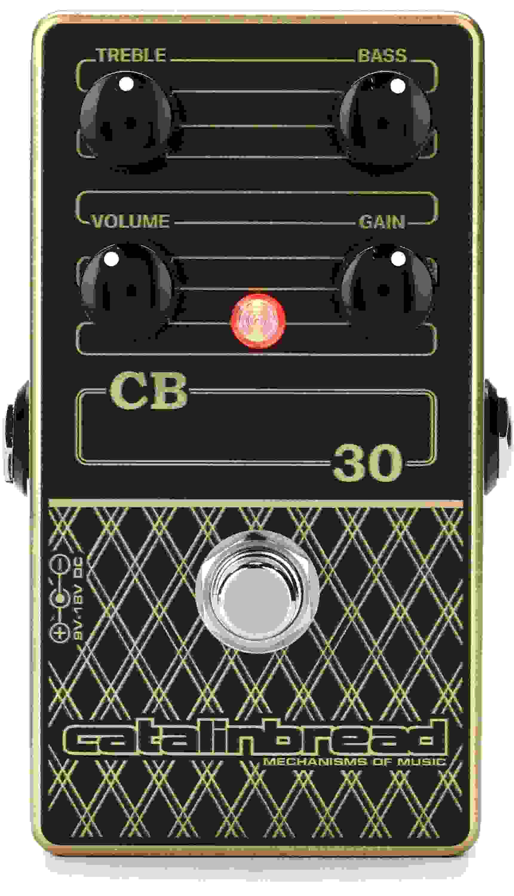 Catalinbread CB30 Vox-voiced Overdrive Sweetwater Exclusive Pedal