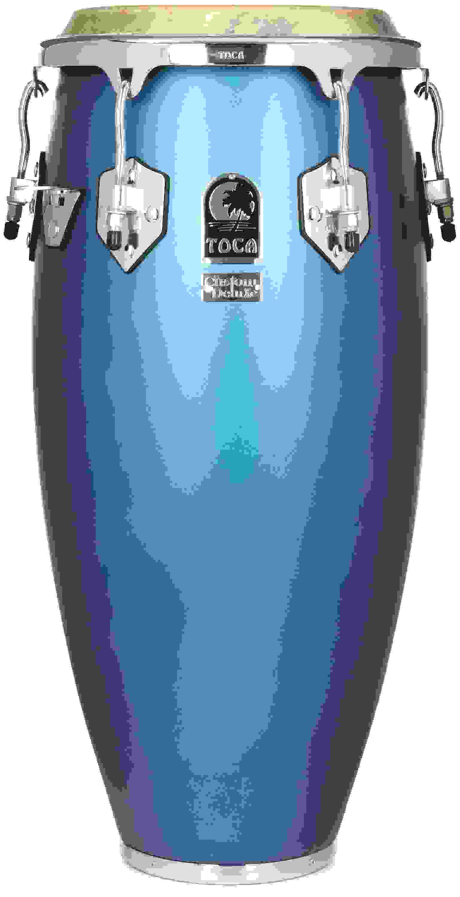 Toca Percussion Custom Deluxe Wood Quinto - 11 inch, Matte Blue ...