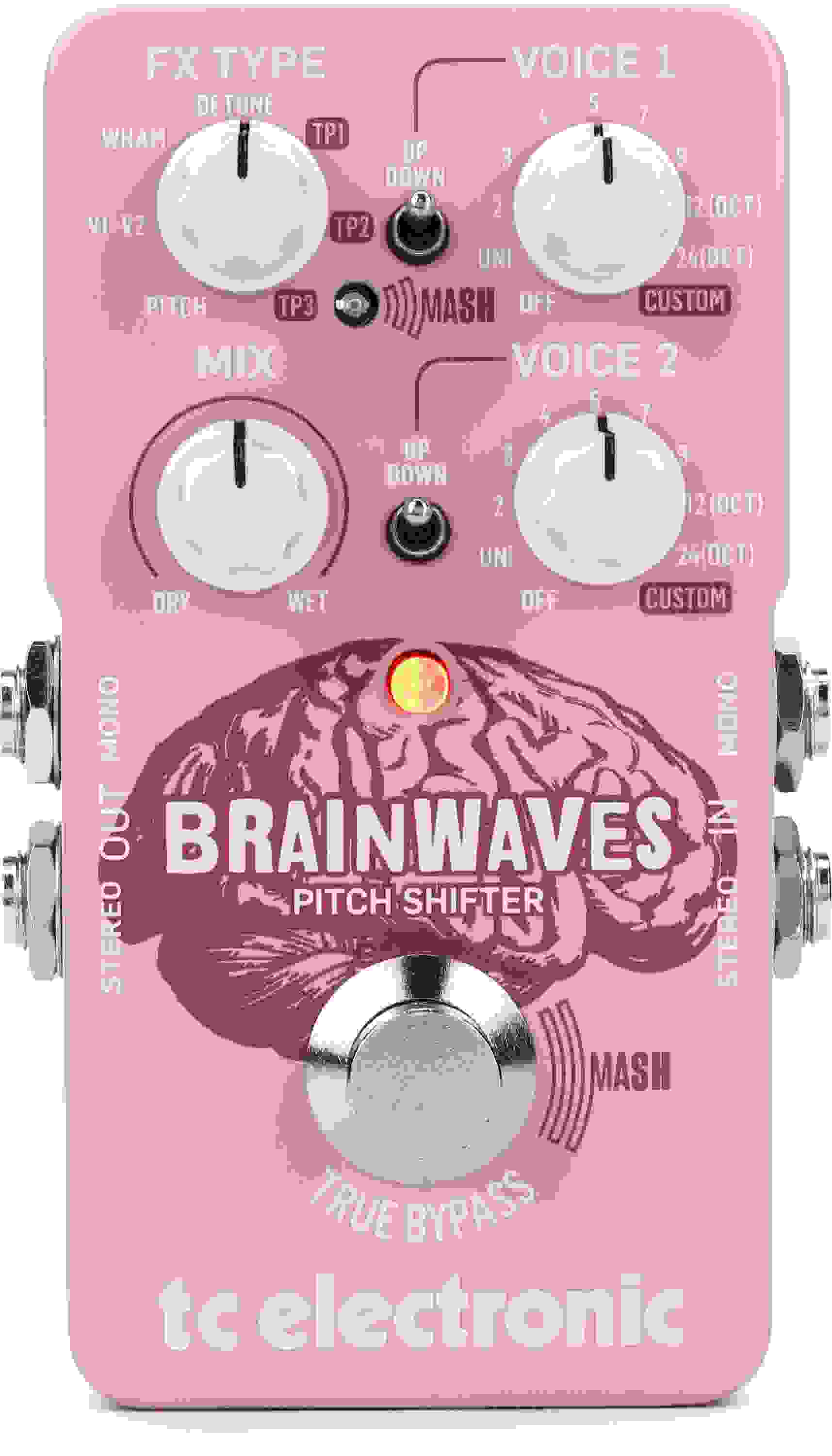 TC Electronic Brainwaves Pitch Shifter Pedal | Sweetwater