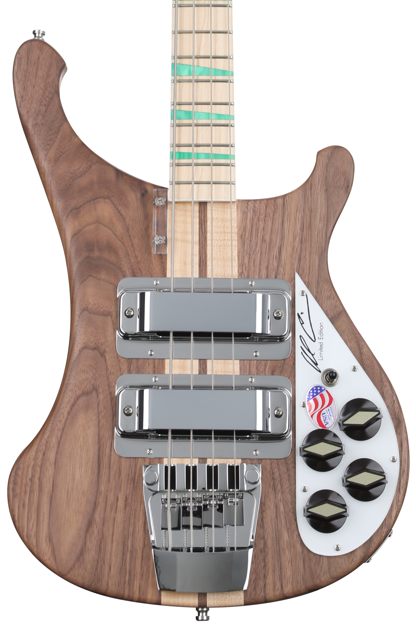 Rickenbacker Al Cisneros Signature 4003 Bass Guitar - Natural | Sweetwater