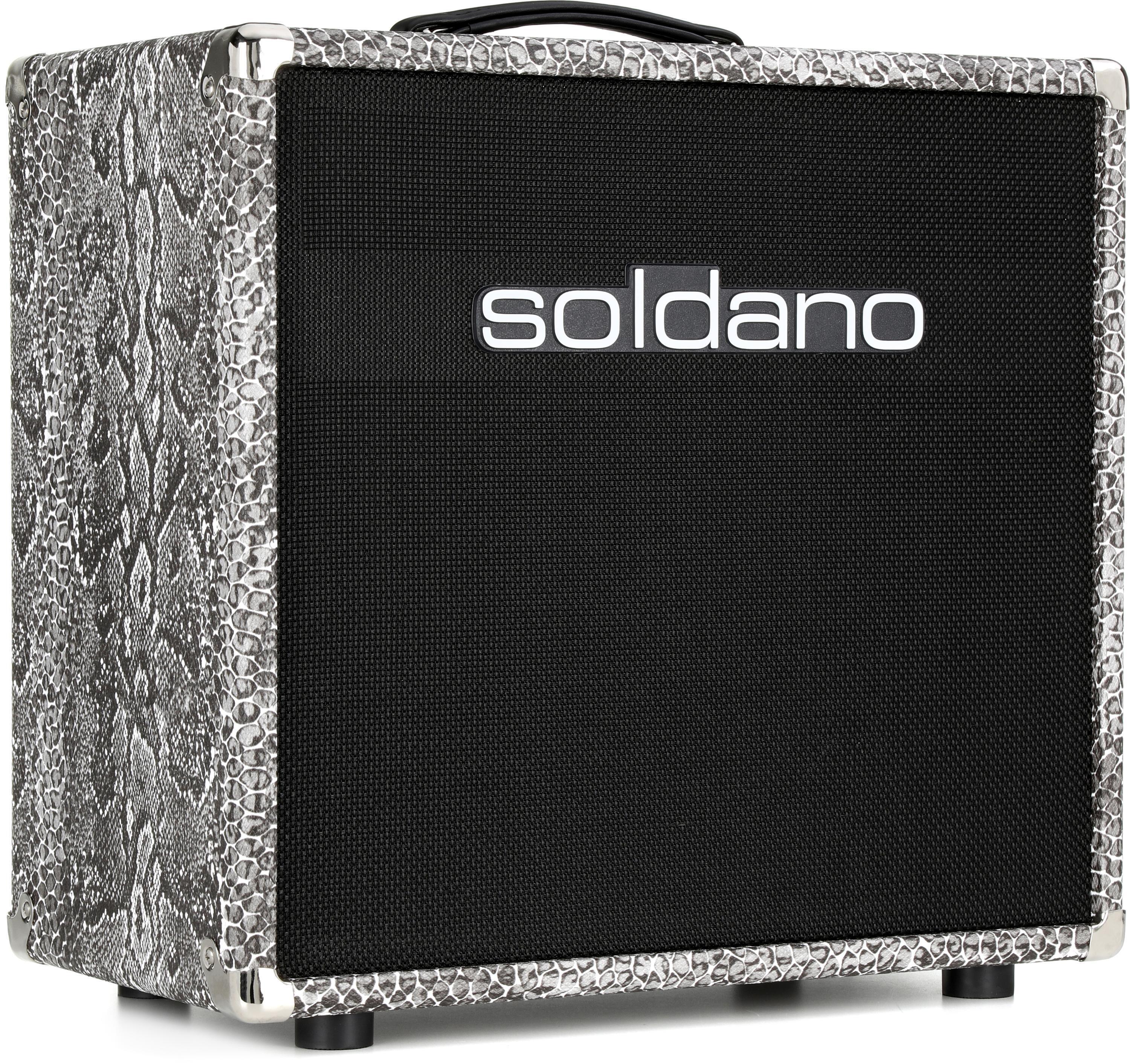 Soldano 112 1 x 12-inch Closed-back Extension Cabinet - Snakeskin ...