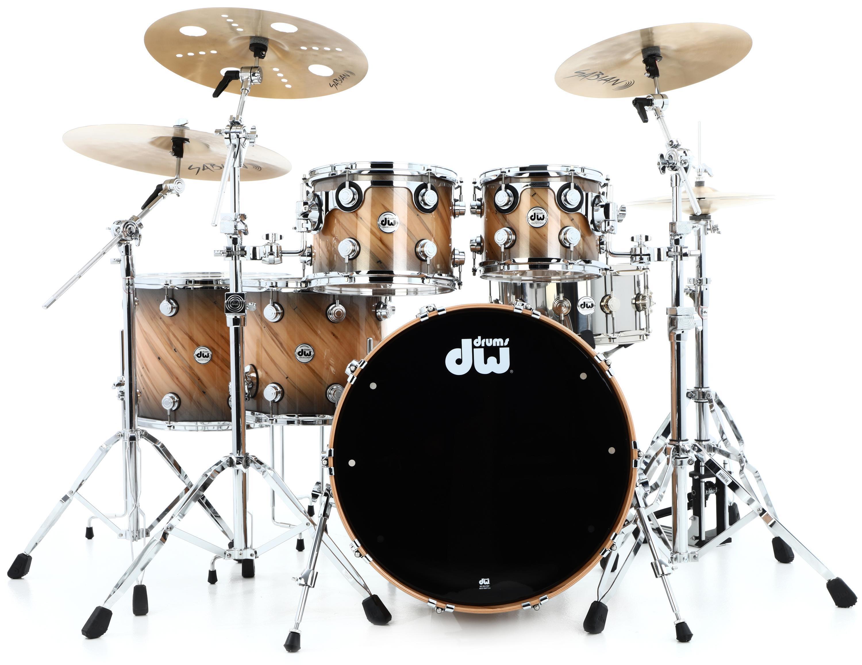 DW Collector's Series Exotic 5-piece Shell Pack - Pewter DW Collector's Series Exotic 5-piece Shell Pack - Pewter