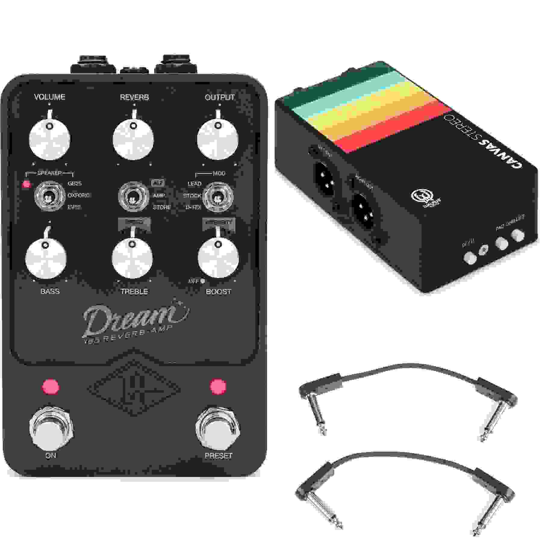 Universal Audio Dream '65 Reverb Amplifier Pedal with Canvas DI Box ...