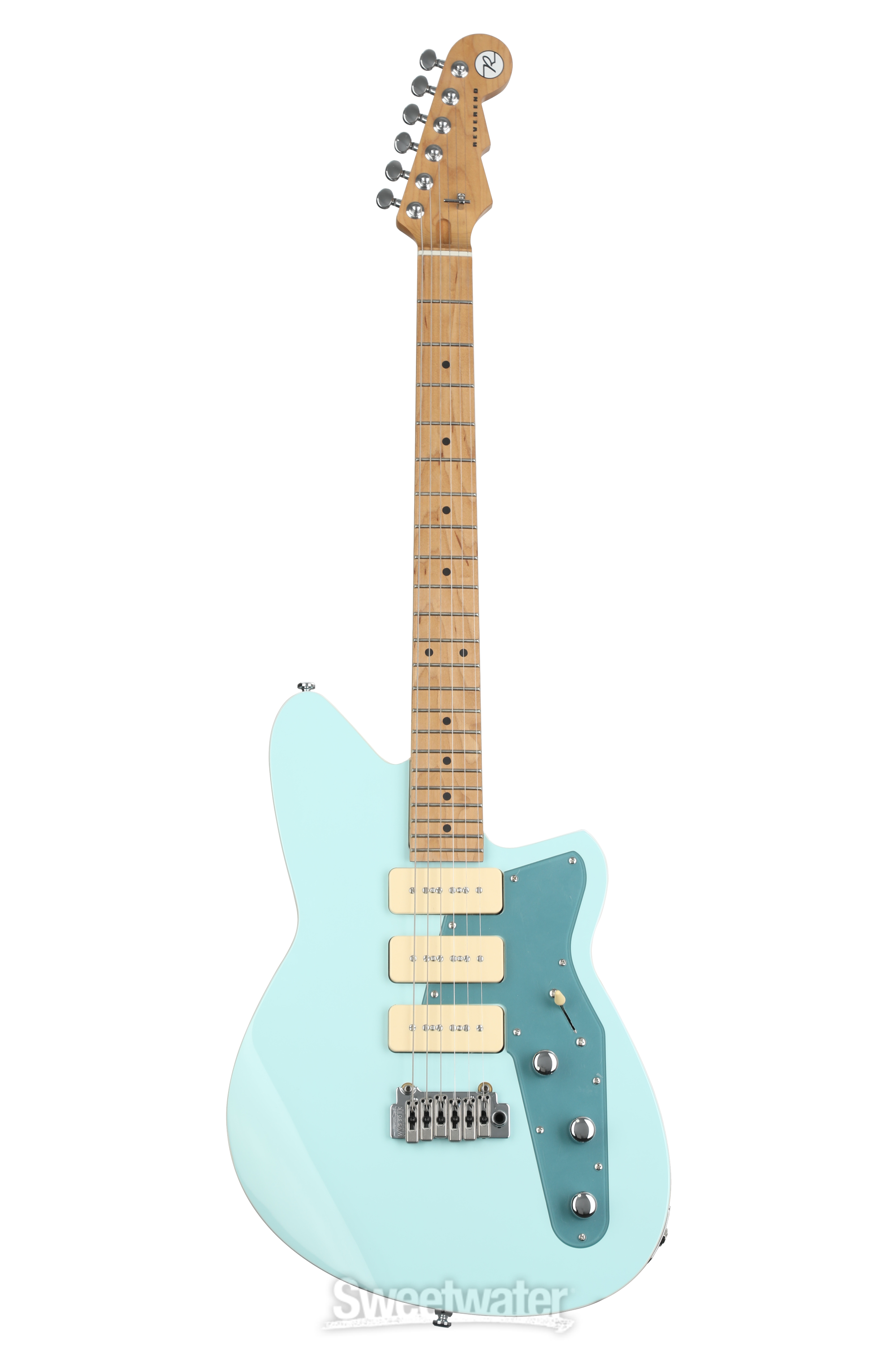 Reverend Jetstream 390 Solidbody Electric Guitar - Chronic Blue ...