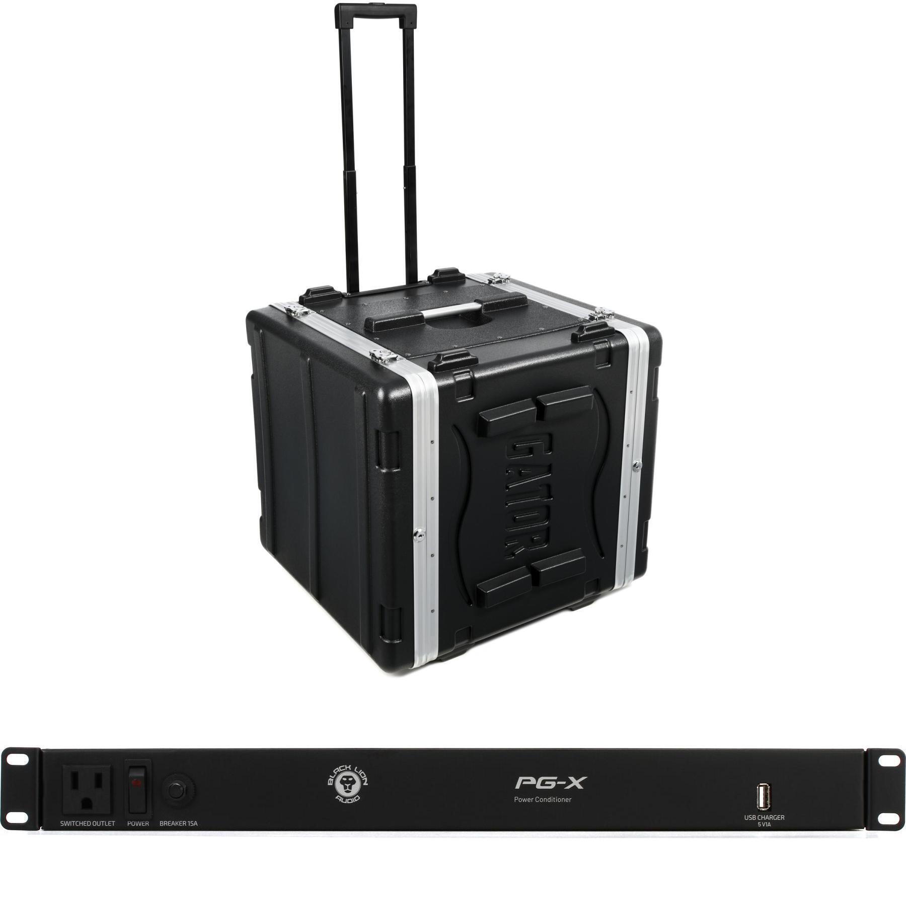 Gator GRR-10L Rolling Rack Case and Power Conditioner | Sweetwater