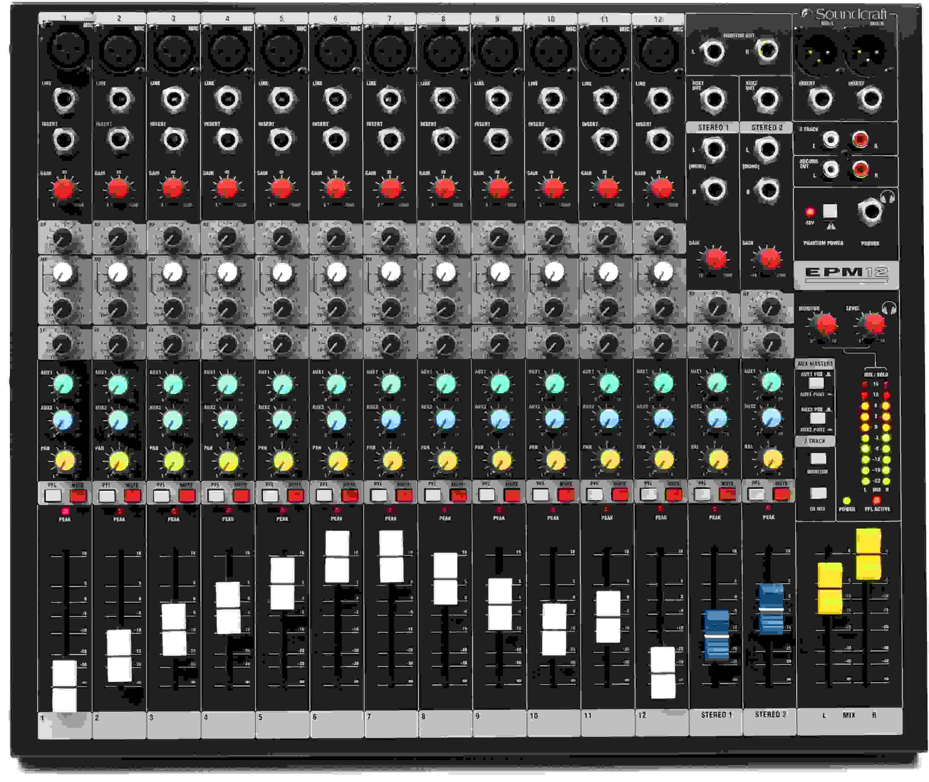 Soundcraft EPM12 14-channel Analog Mixer | Sweetwater