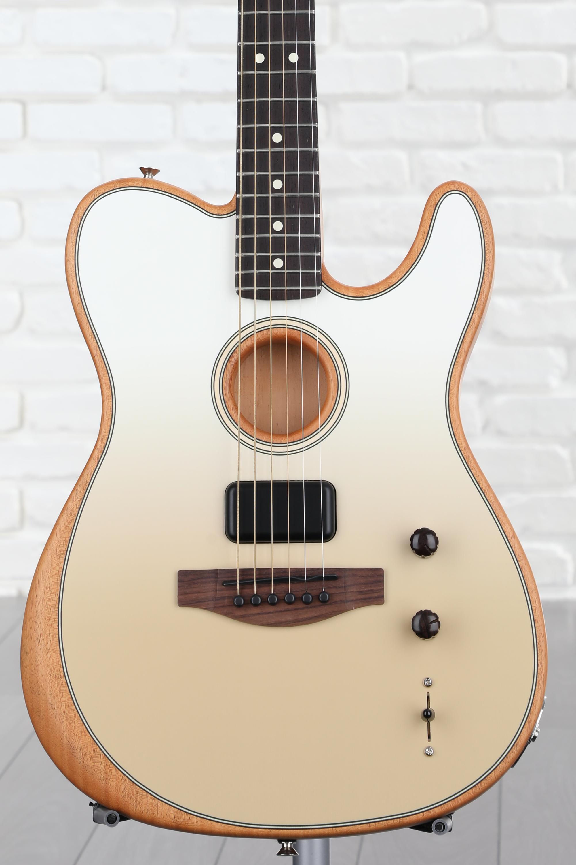Fender Finneas Signature Acoustasonic Player Telecaster - Cappuccino ...
