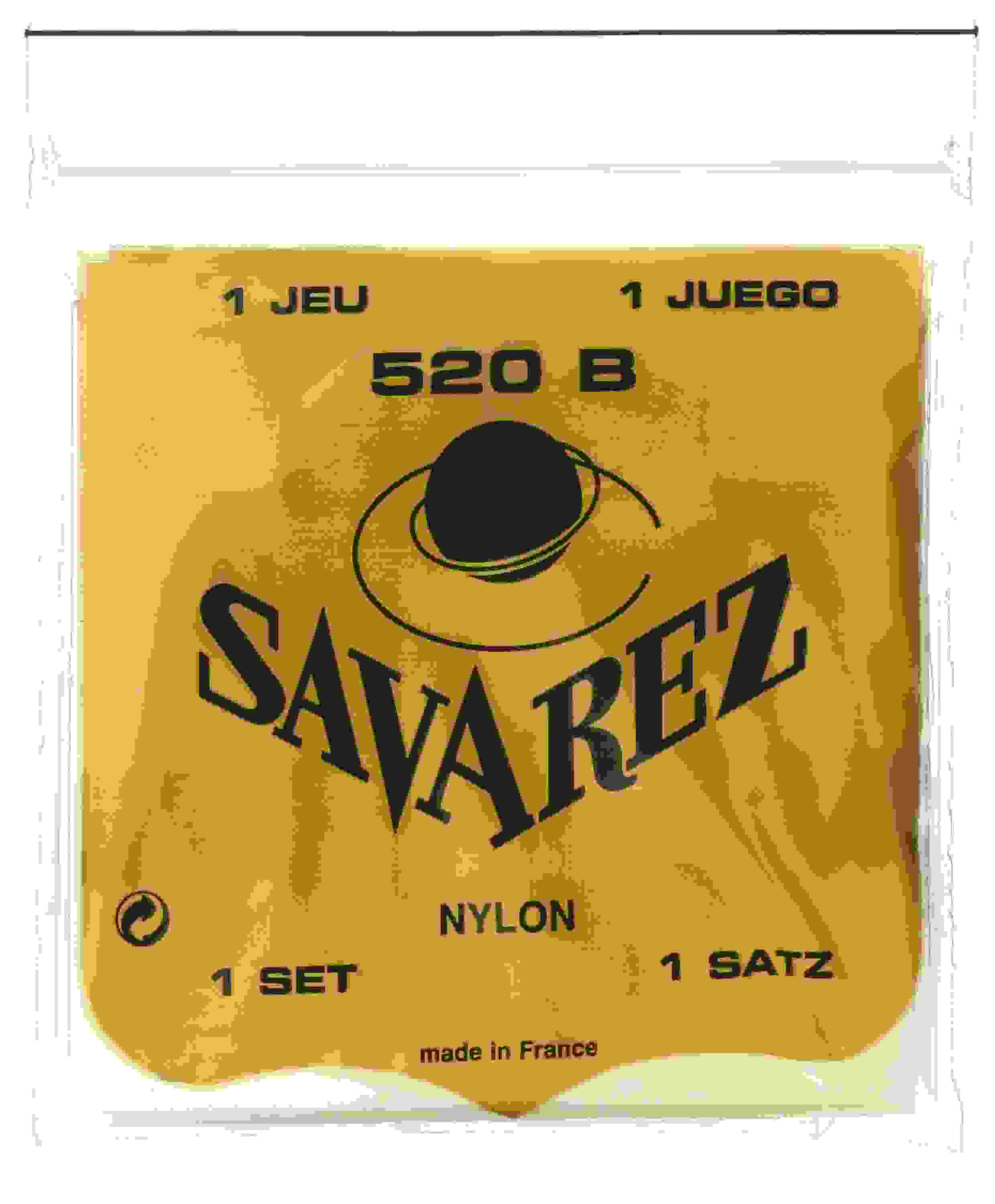 Savarez S.A. 520B Rectified Nylon Classical Guitar Strings - .028-.042 ...