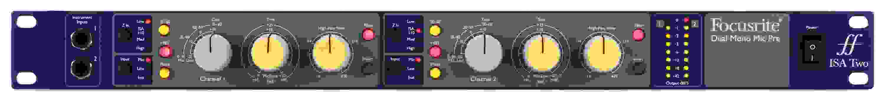 Focusrite ISA Two 2-channel Microphone Preamp | Sweetwater