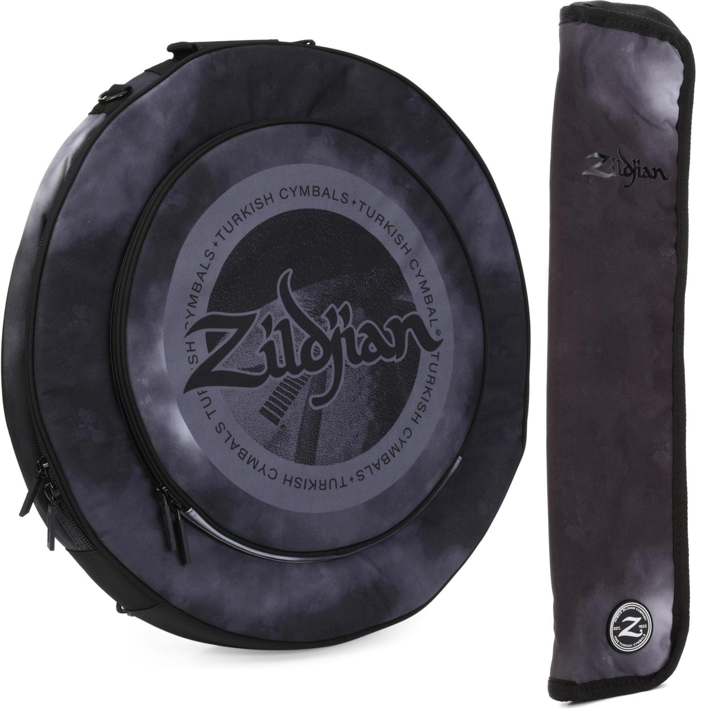 Zildjian Student Cymbal Backpack and Mini Stick Bag - Black Rain Cloud ...