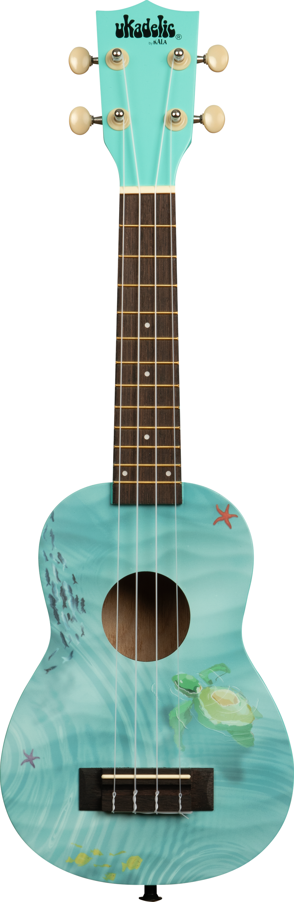 Kala Ukadelic Soprano Ukulele - Seascape | Sweetwater