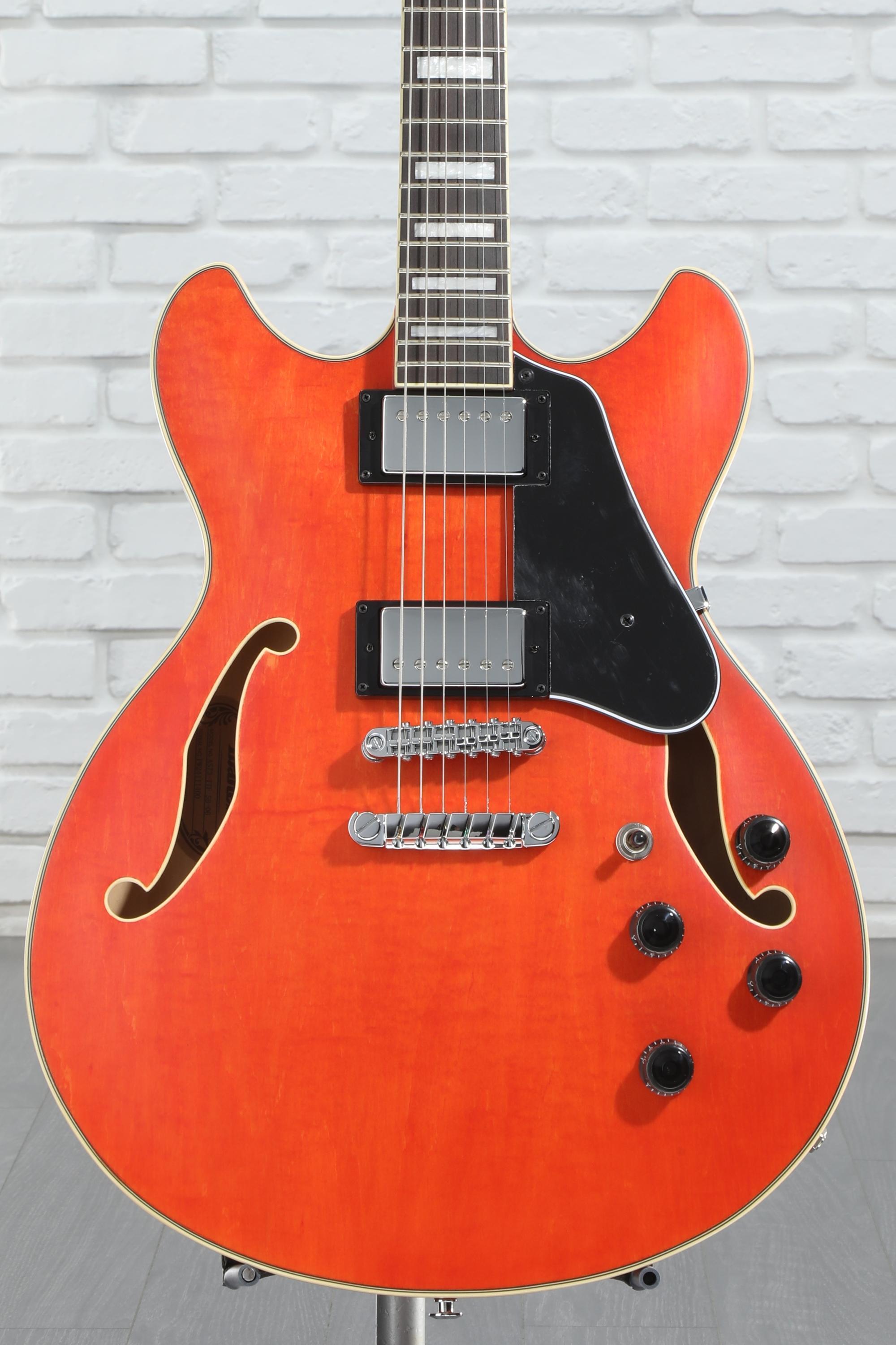 Ibanez Artcore AS73 Semi-hollow Electric Guitar - Transparent Tangerine Flat | Sweetwater