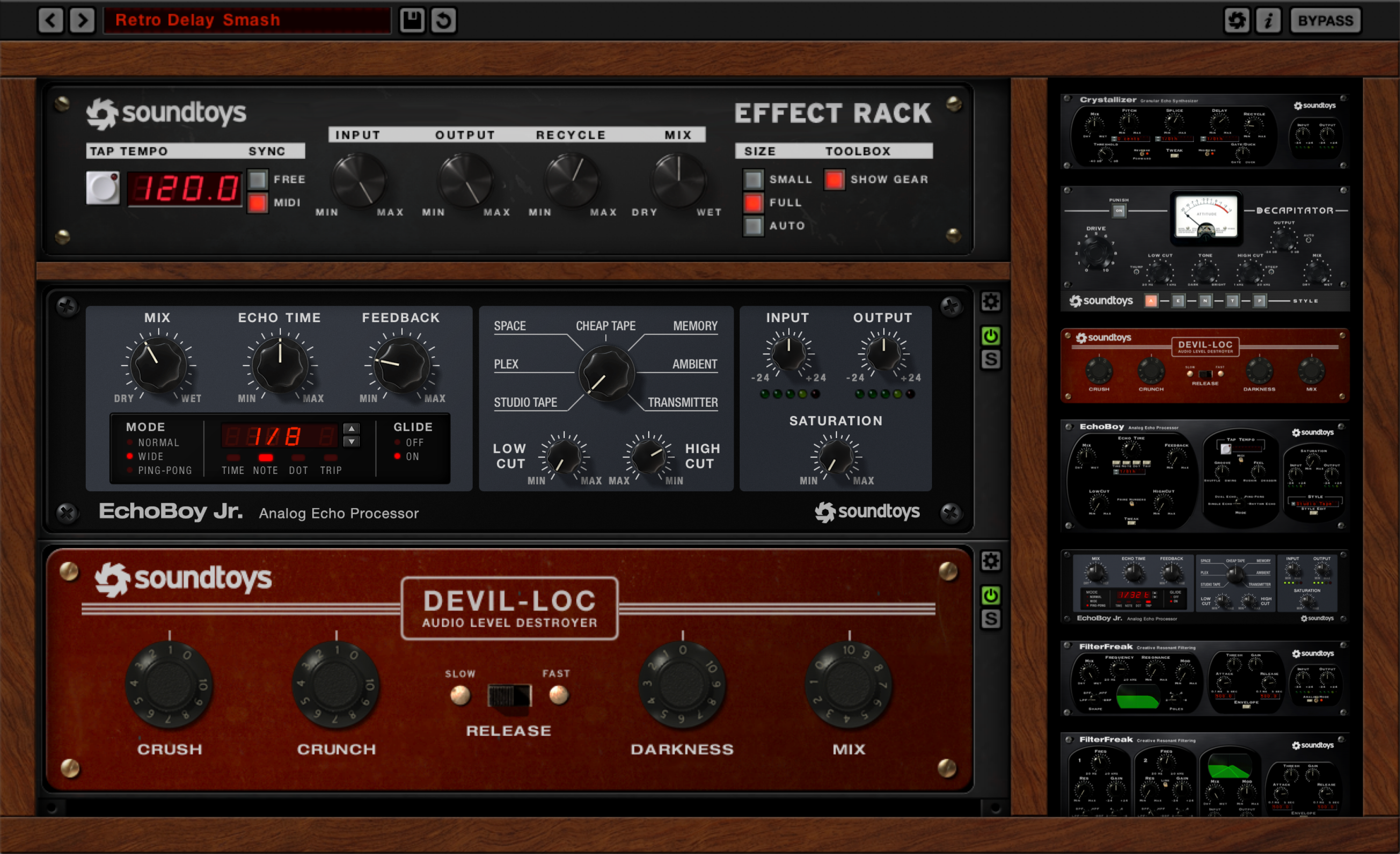 Soundtoys Effect Rack 5 Plug-in | Sweetwater