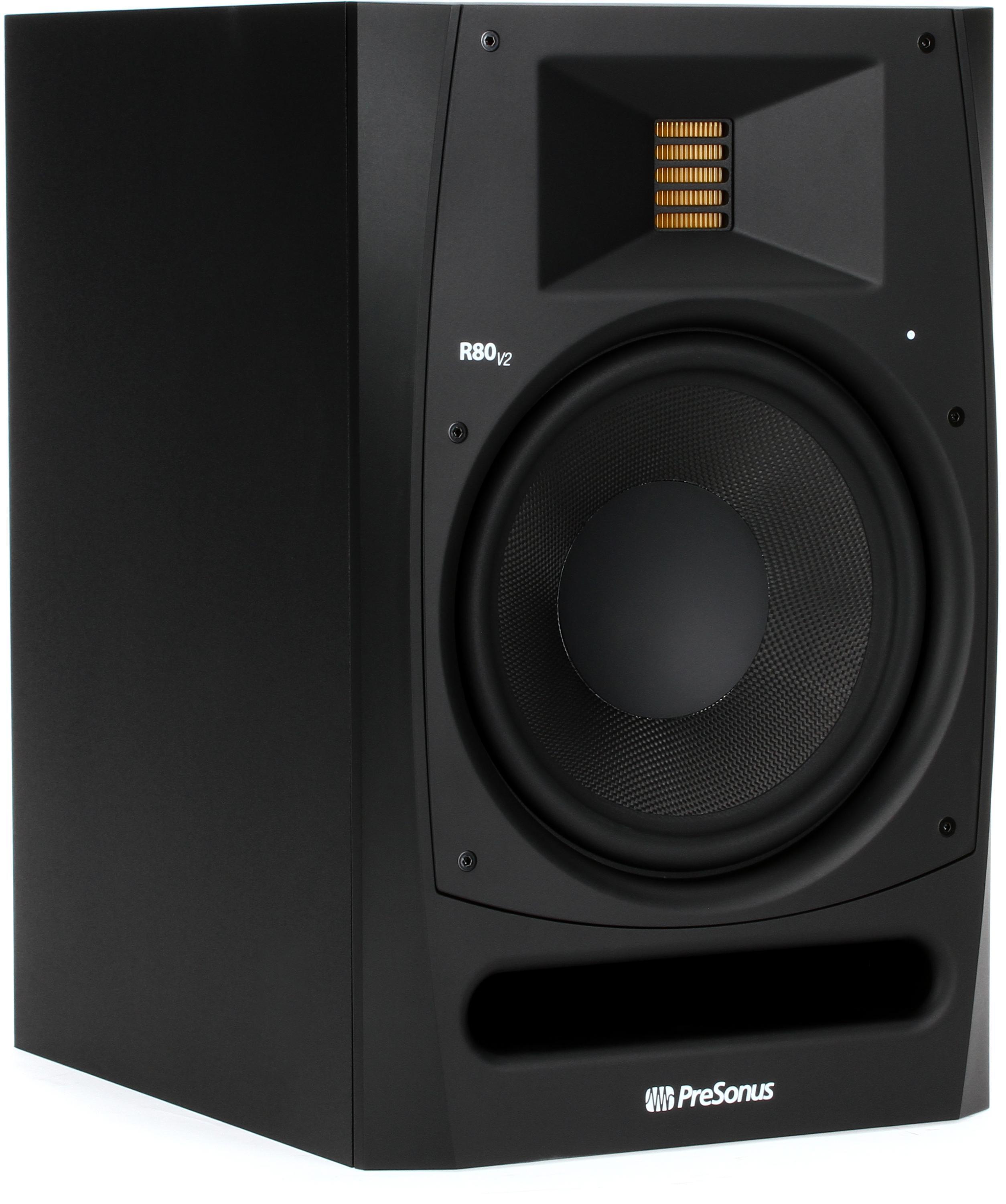 PreSonus R80 V2 8-inch Powered Studio Monitor | Sweetwater