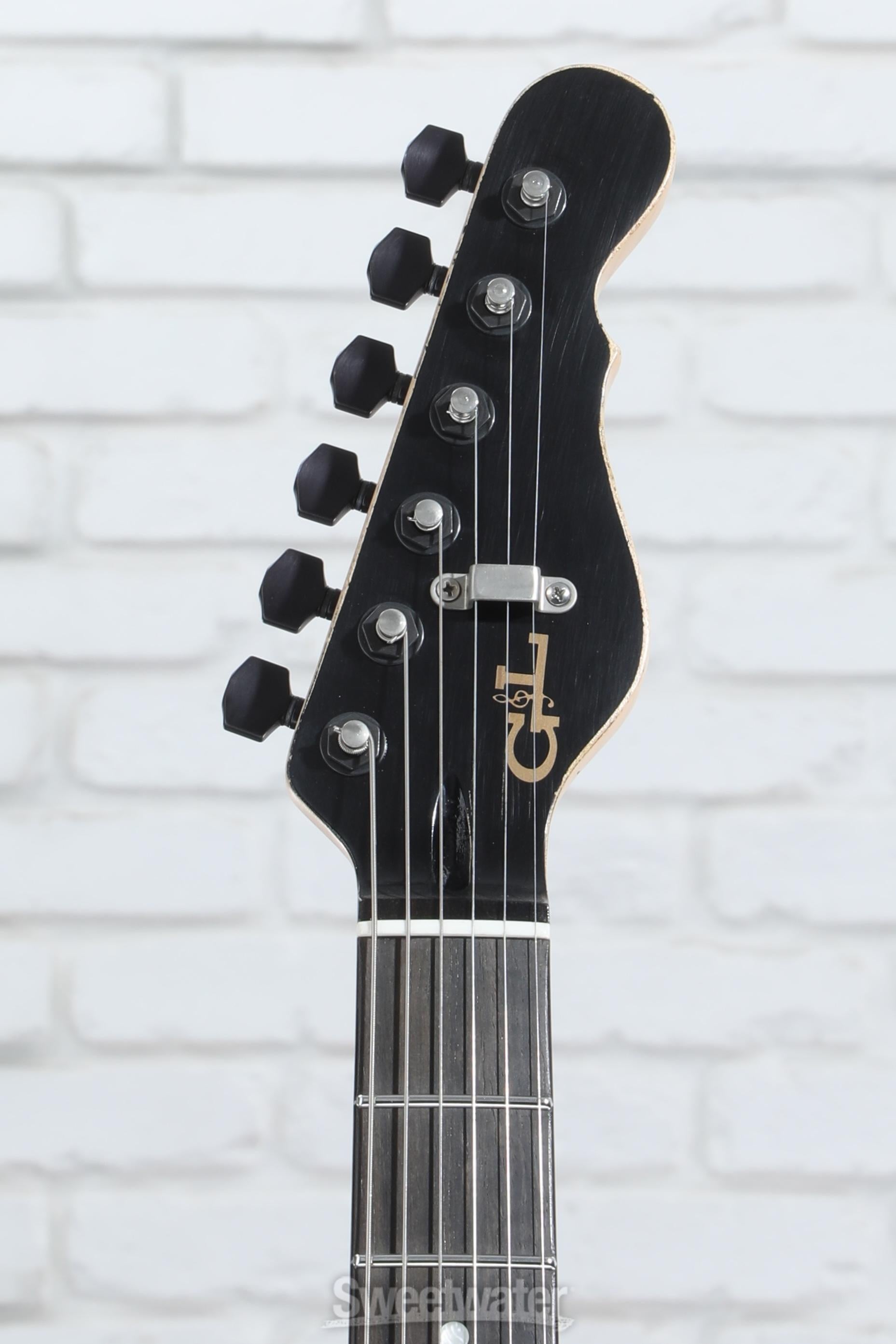 G&L Custom Shop ASAT Special Electric Guitar - Jet Black | Sweetwater