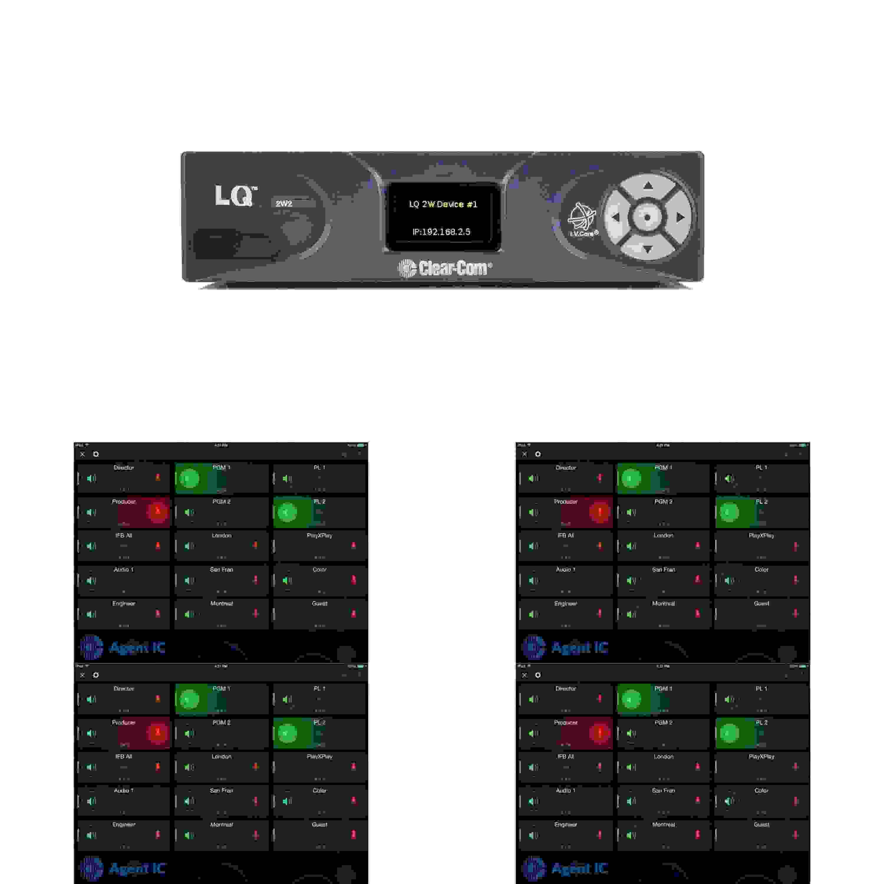 Clear-Com LQ-2W2 Intercom-over-IP System | Sweetwater