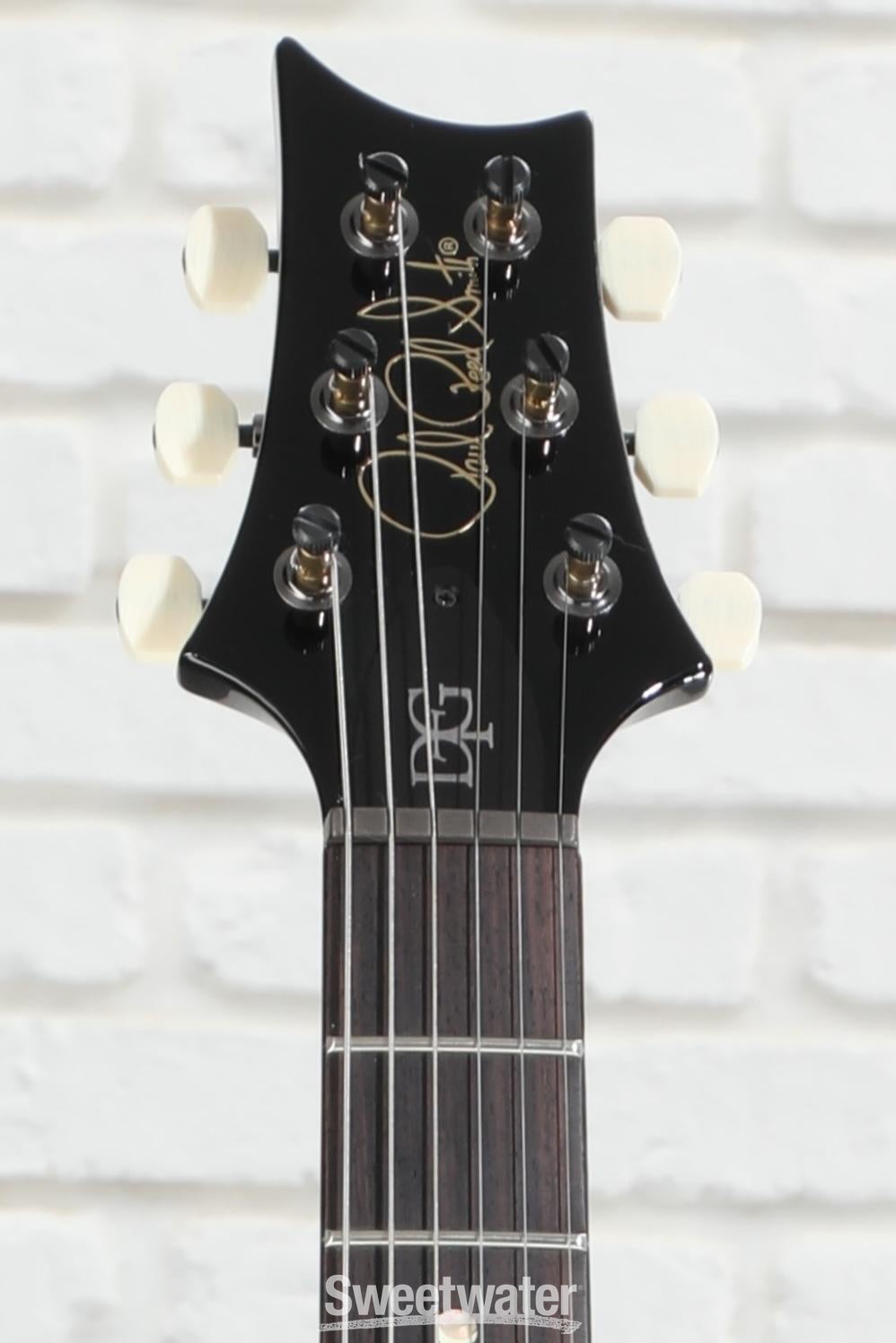 PRS DGT Electric Guitar with Bird Inlays - Black | Sweetwater