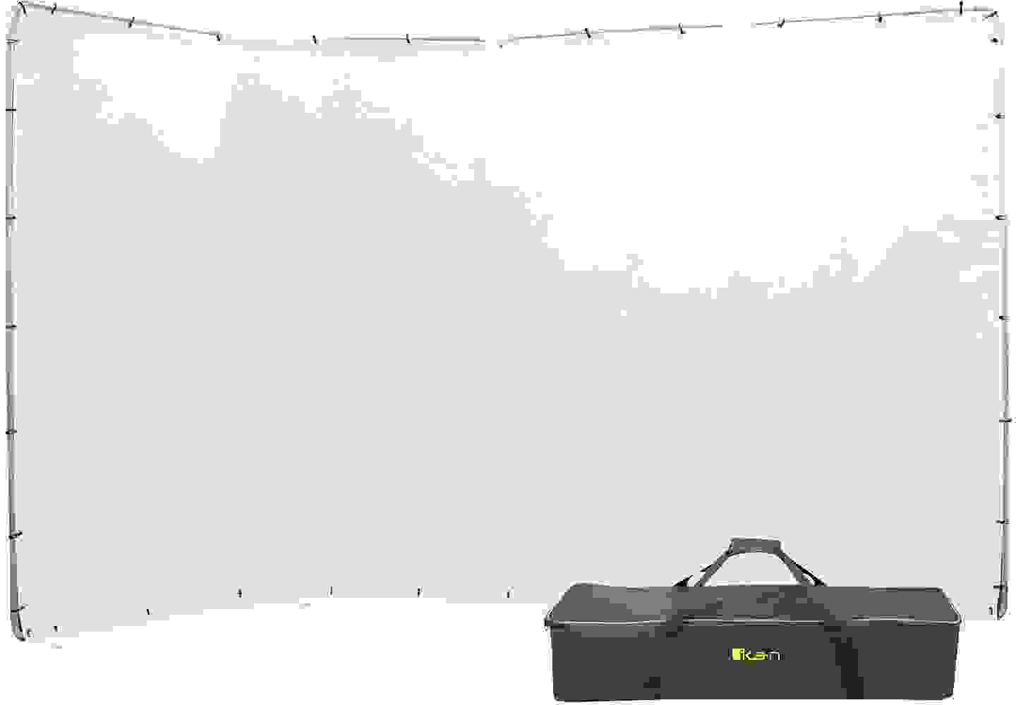 Ikan Portable Panoramic Backdrop Screen - 13.1 feet x 7.8 feet, White ...