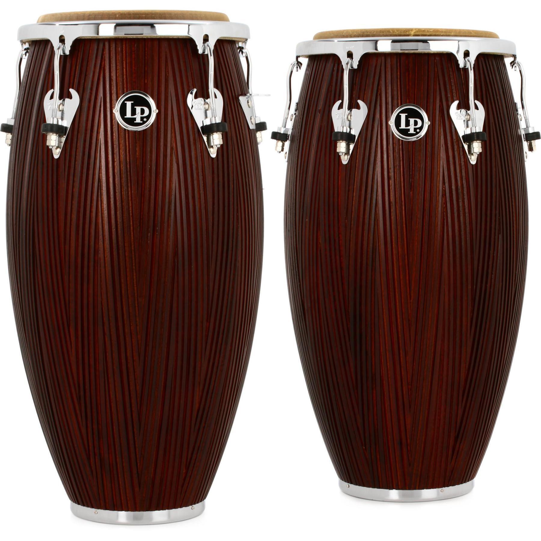 Latin Percussion Matador Wood Conga and Quinto - 11.75 and 11 inch Red ...