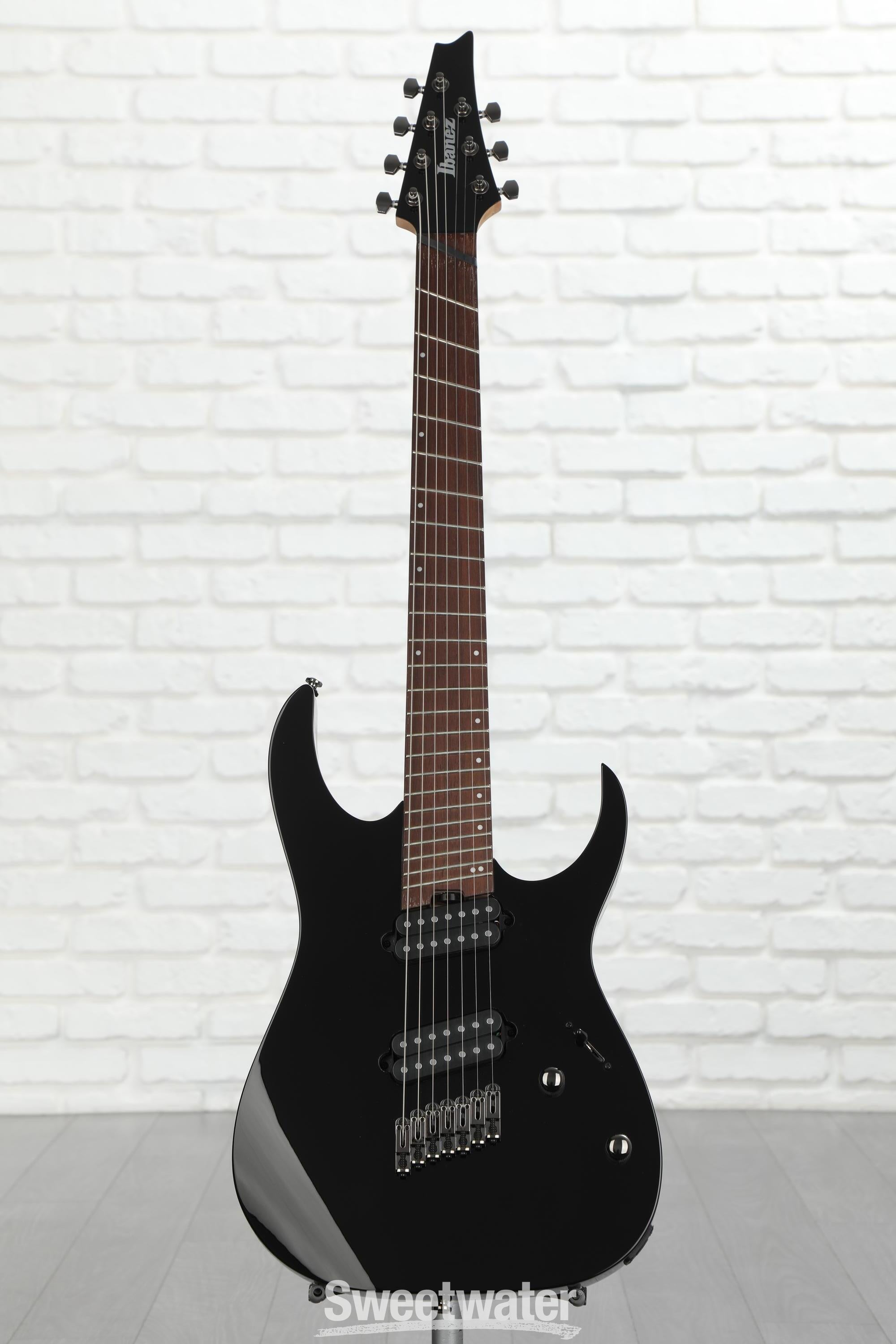 Ibanez RGMS7 7-string Electric Guitar - Black | Sweetwater