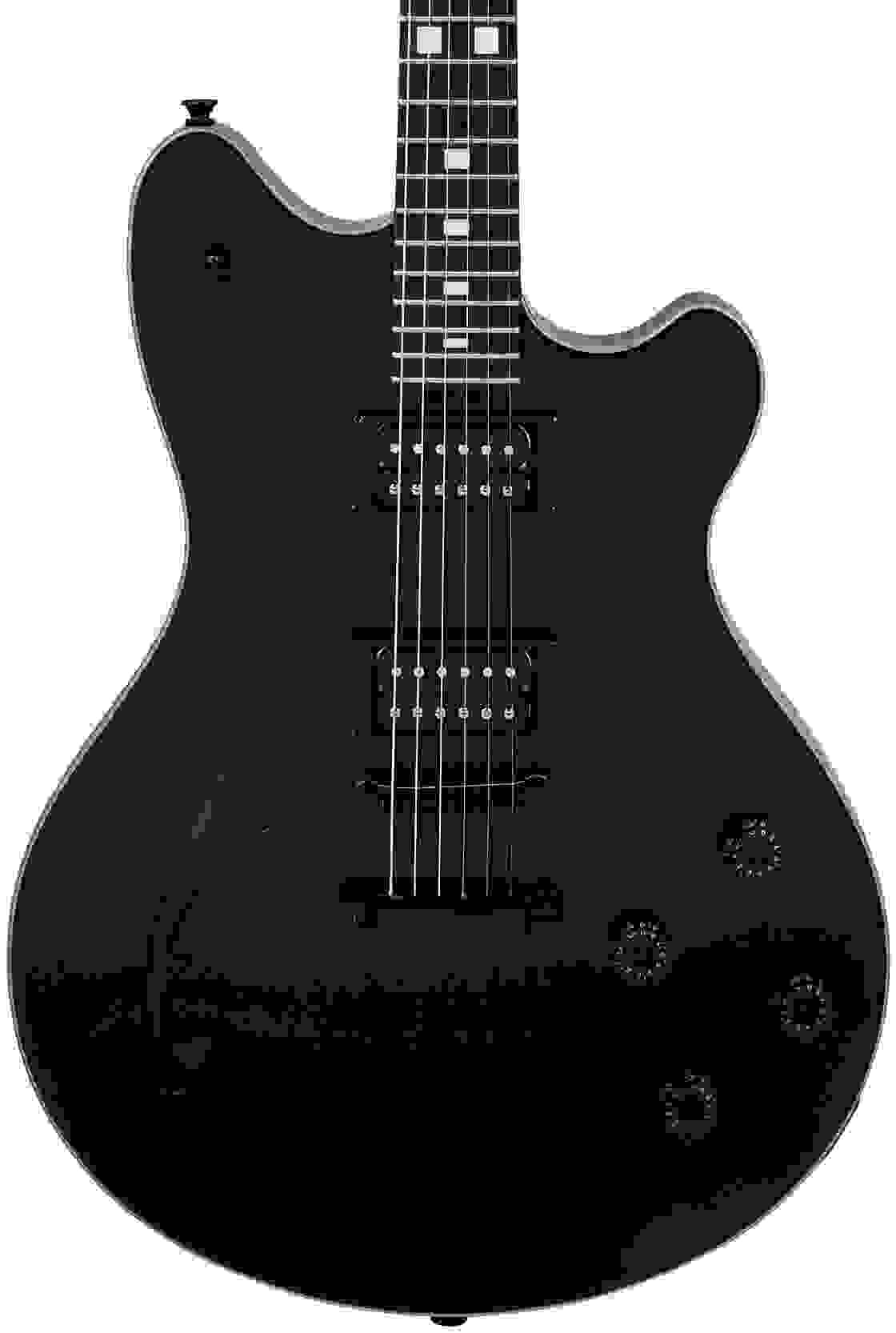 EVH SA-126 Standard Semi-hollowbody Electric Guitar - Piano Black | Sweetwater