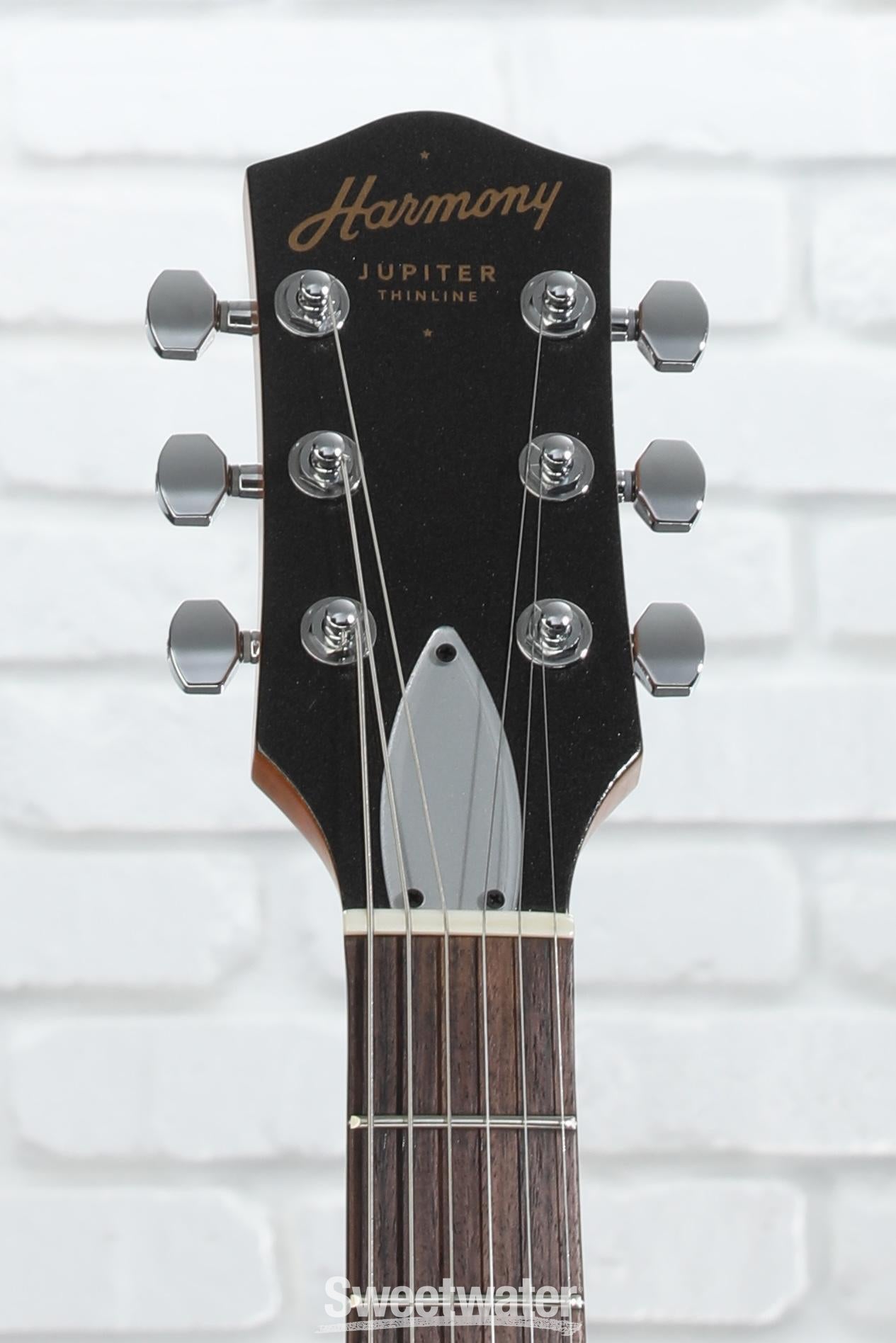 Harmony Jupiter Thinline Semi-hollowbody Electric Guitar - Space Black ...