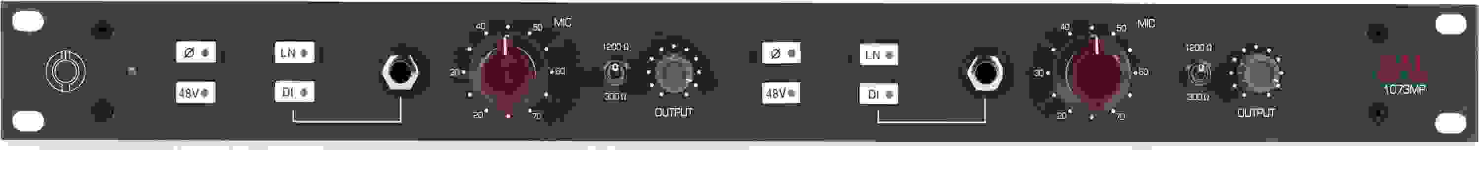 BAE 1073MP Dual-channel Rackmount Microphone Preamp without Power ...