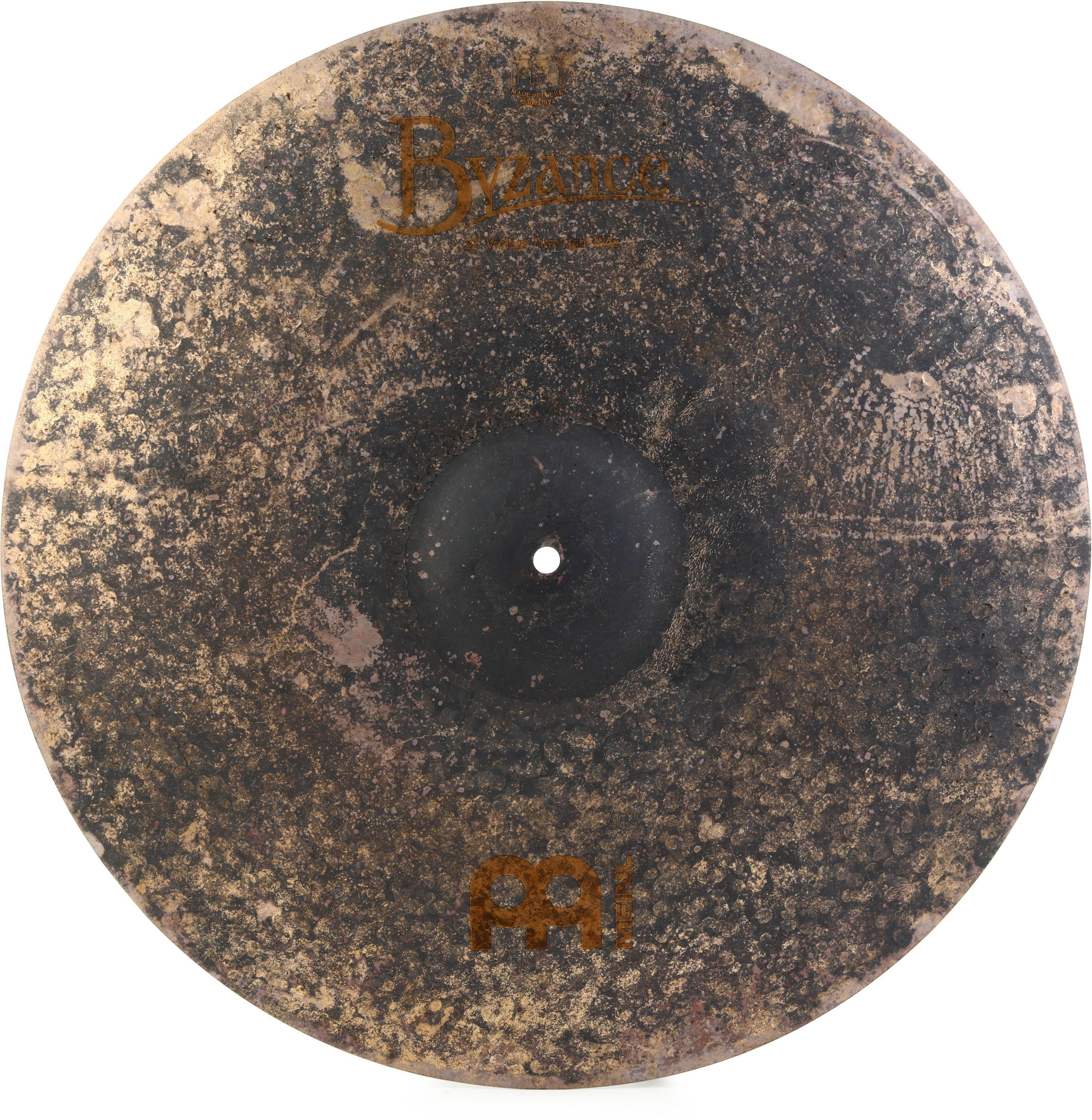Meinl Cymbals Byzance Vintage Pure Light Ride Cymbal - 22 inch | Sweetwater
