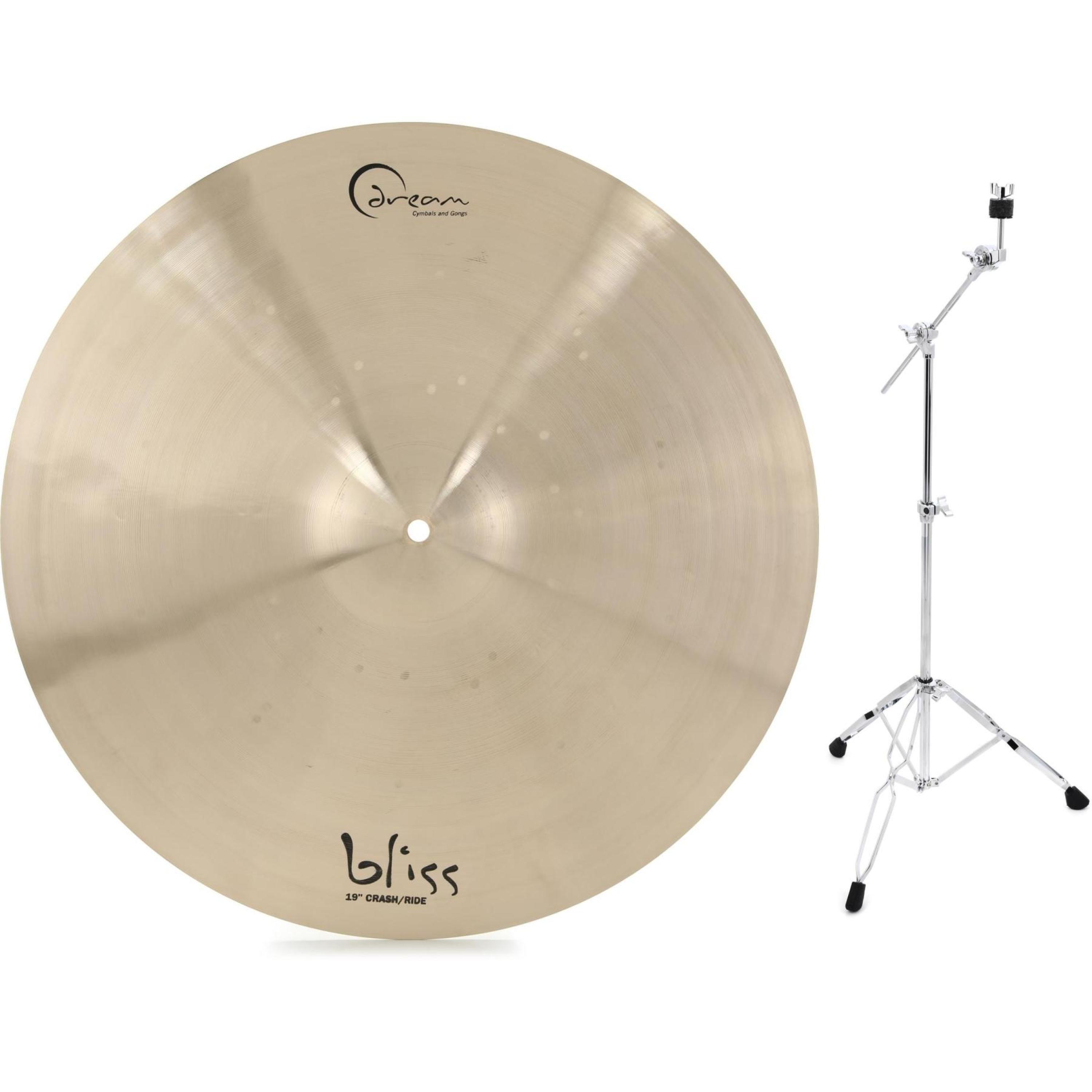 Dream 19-inch Bliss Crash/Ride Cymbal with Stand | Sweetwater