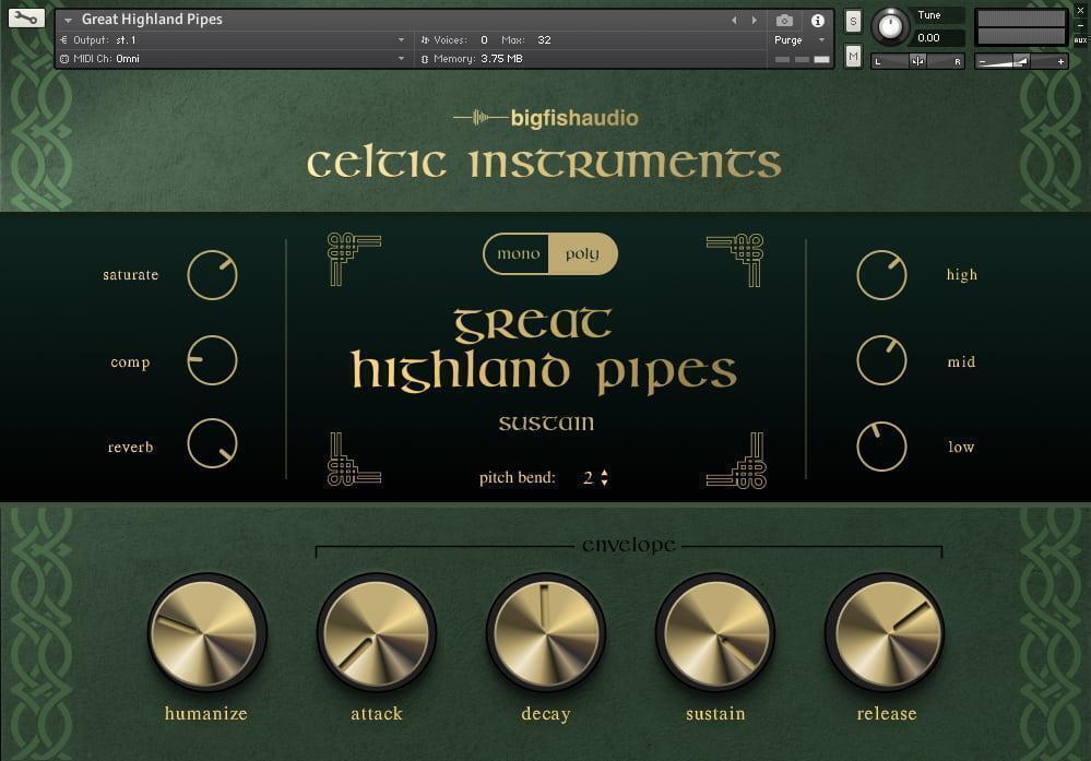 Big Fish Celtic Instruments Plug-in | Sweetwater