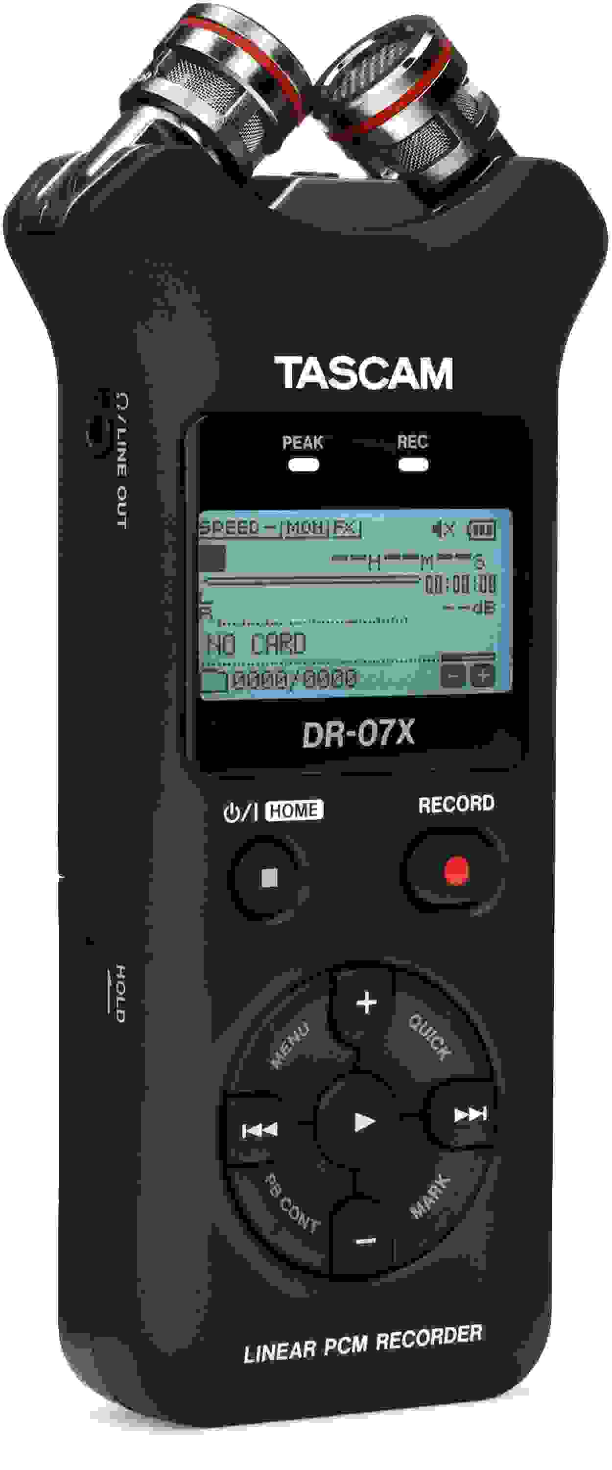 TASCAM DR-07X Stereo Handheld Recorder | Sweetwater