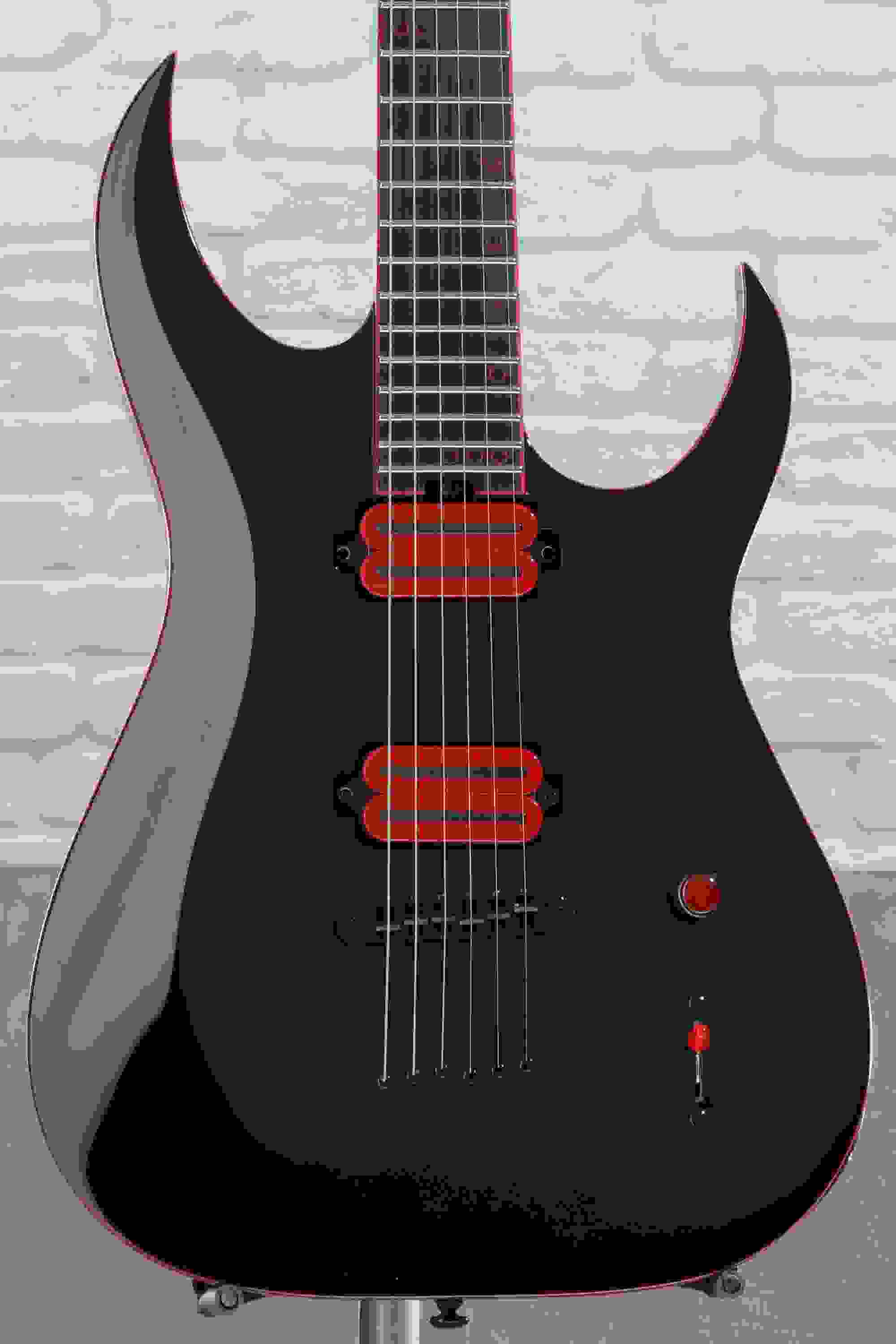 Schecter Sunset-6 Red Dawn Electric Guitar - Gloss Black | Sweetwater