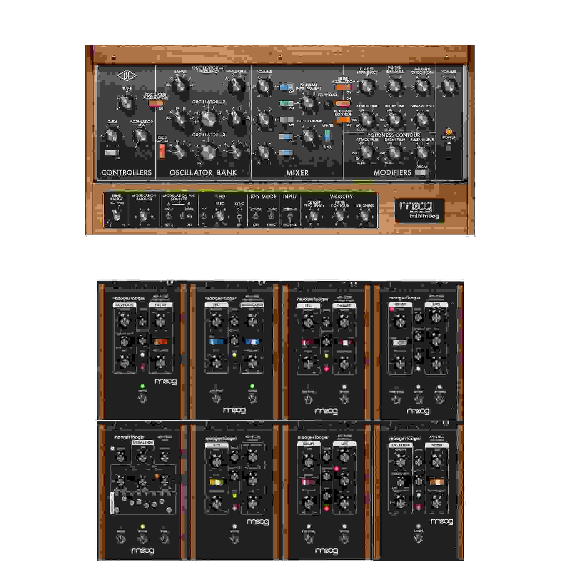 Universal Audio UAD Moog Minimoog Plug-in and Moogerfooger Effects Plug ...