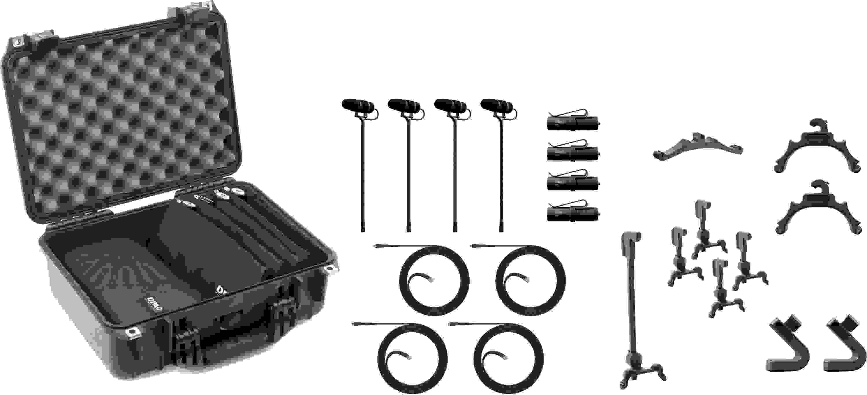DPA 4099 CORE+ Classic Touring Kit with 4 Microphones and Peli Case ...
