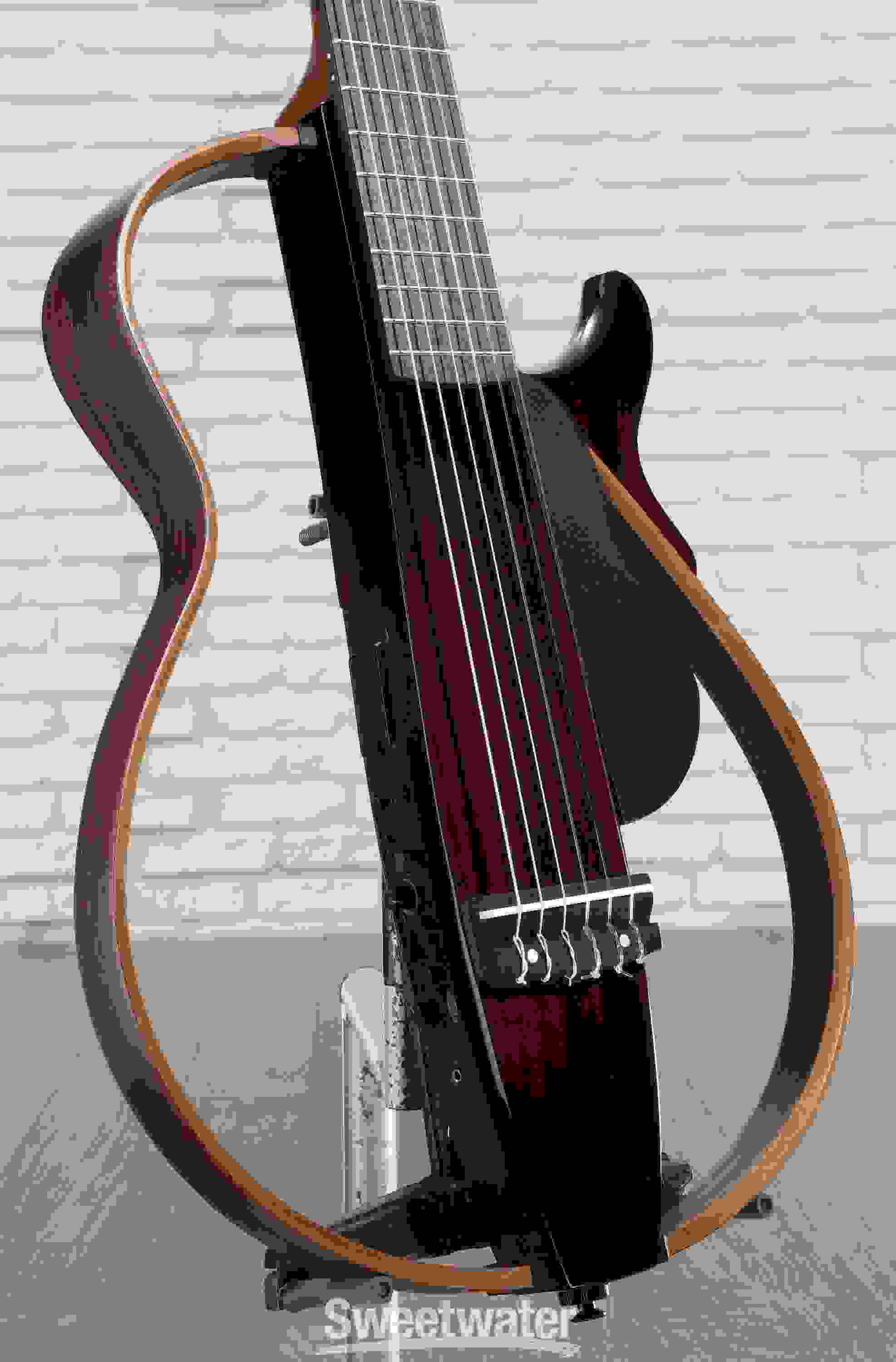 Yamaha SLG200N Silent Nylon-String Guitar - Crimson Red Burst | Sweetwater