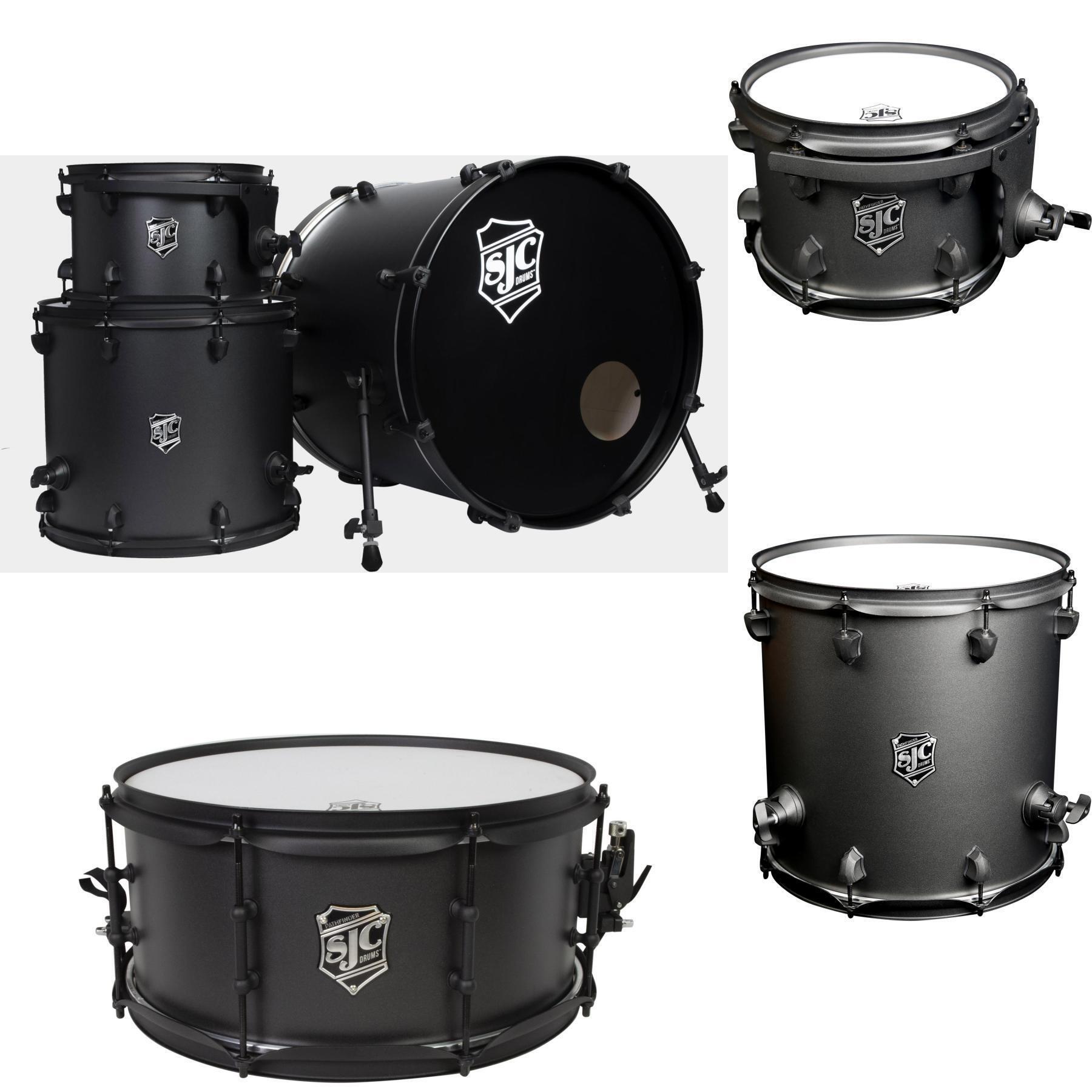 SJC Custom Drums Pathfinder Series 6-piece Shell Pack - Galaxy Grey ...