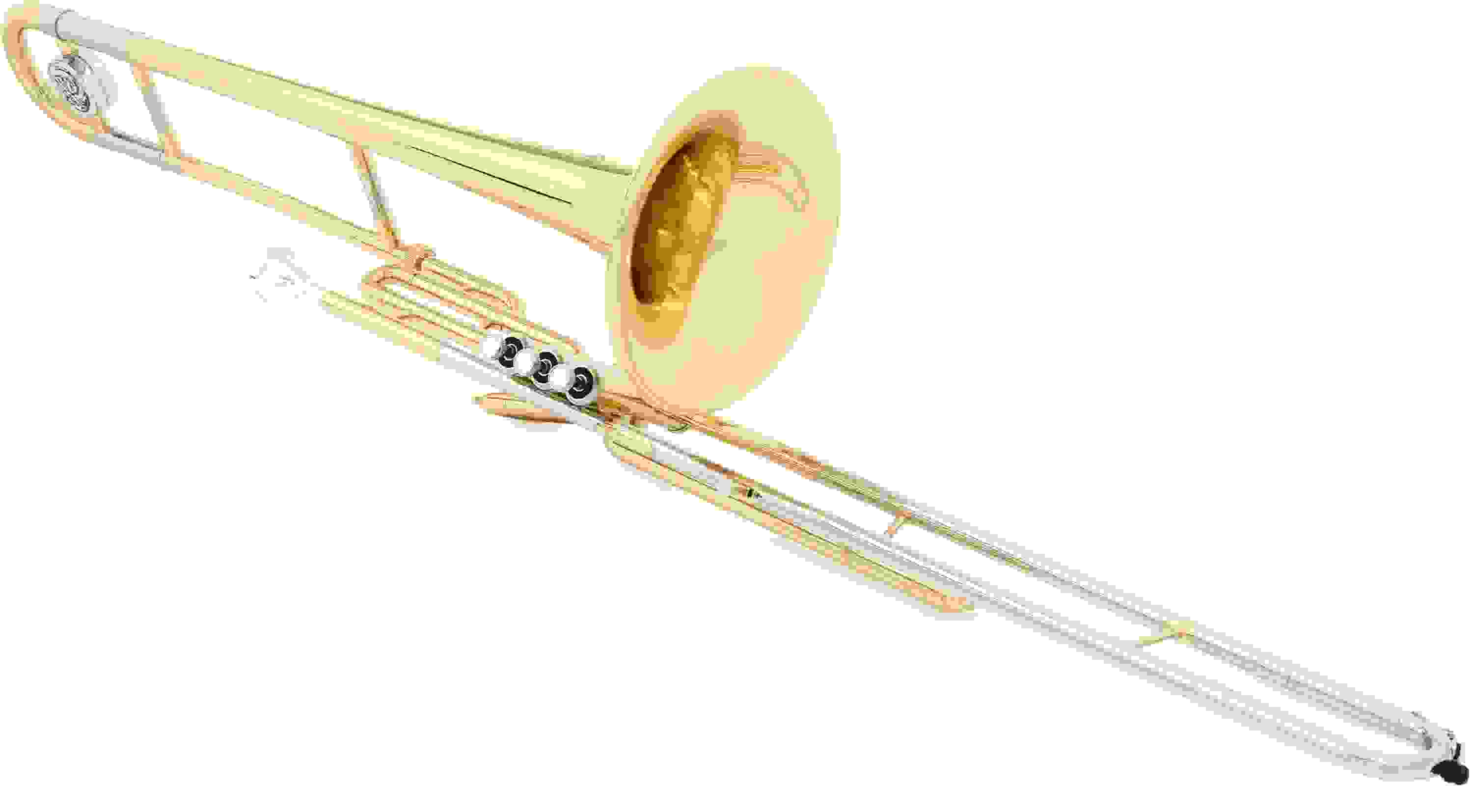Jupiter JTB700V Student Bb Valve Trombone - Yellow Brass Bell - Clear ...