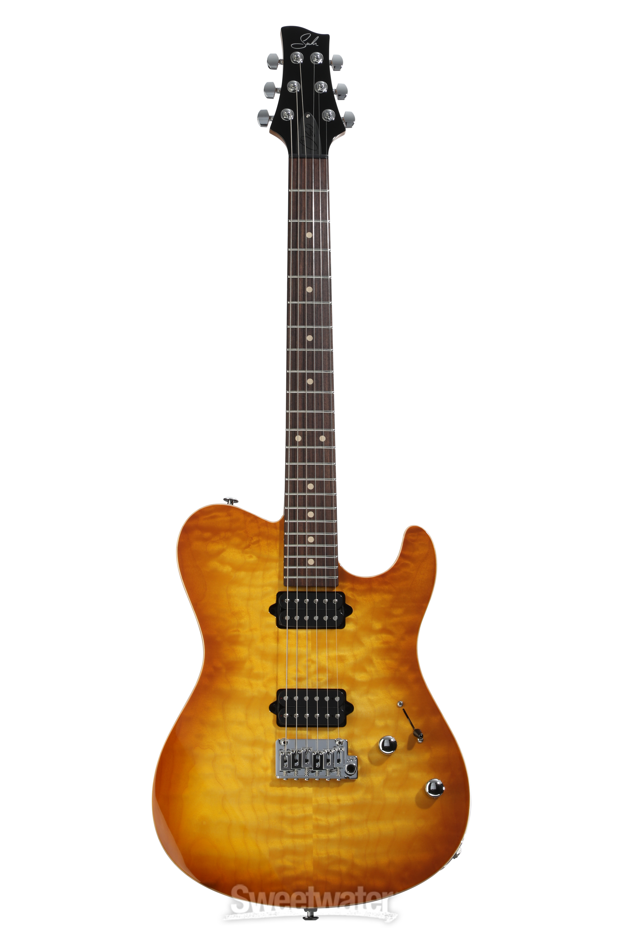 Suhr Oso Electric Guitar - Tea Burst | Sweetwater