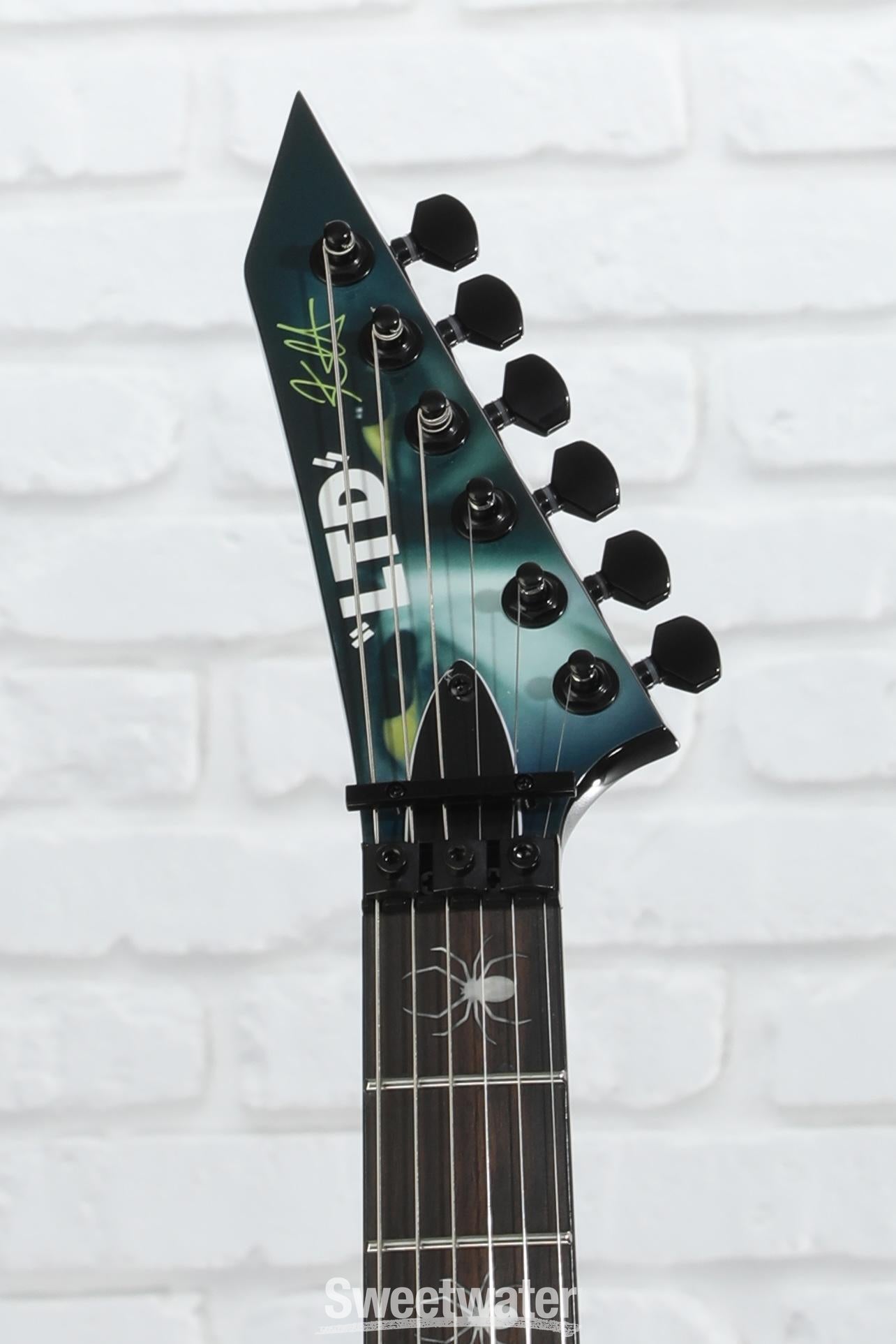 ESP LTD Kirk Hammett Signature KH-WZ White Zombie Electric ESP LTD Kirk Hammett Signature KH-WZ White Zombie Electric