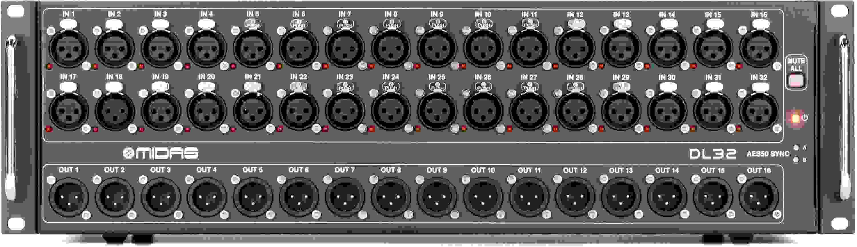 Midas DL32 32-input/16-output Stage Box | Sweetwater